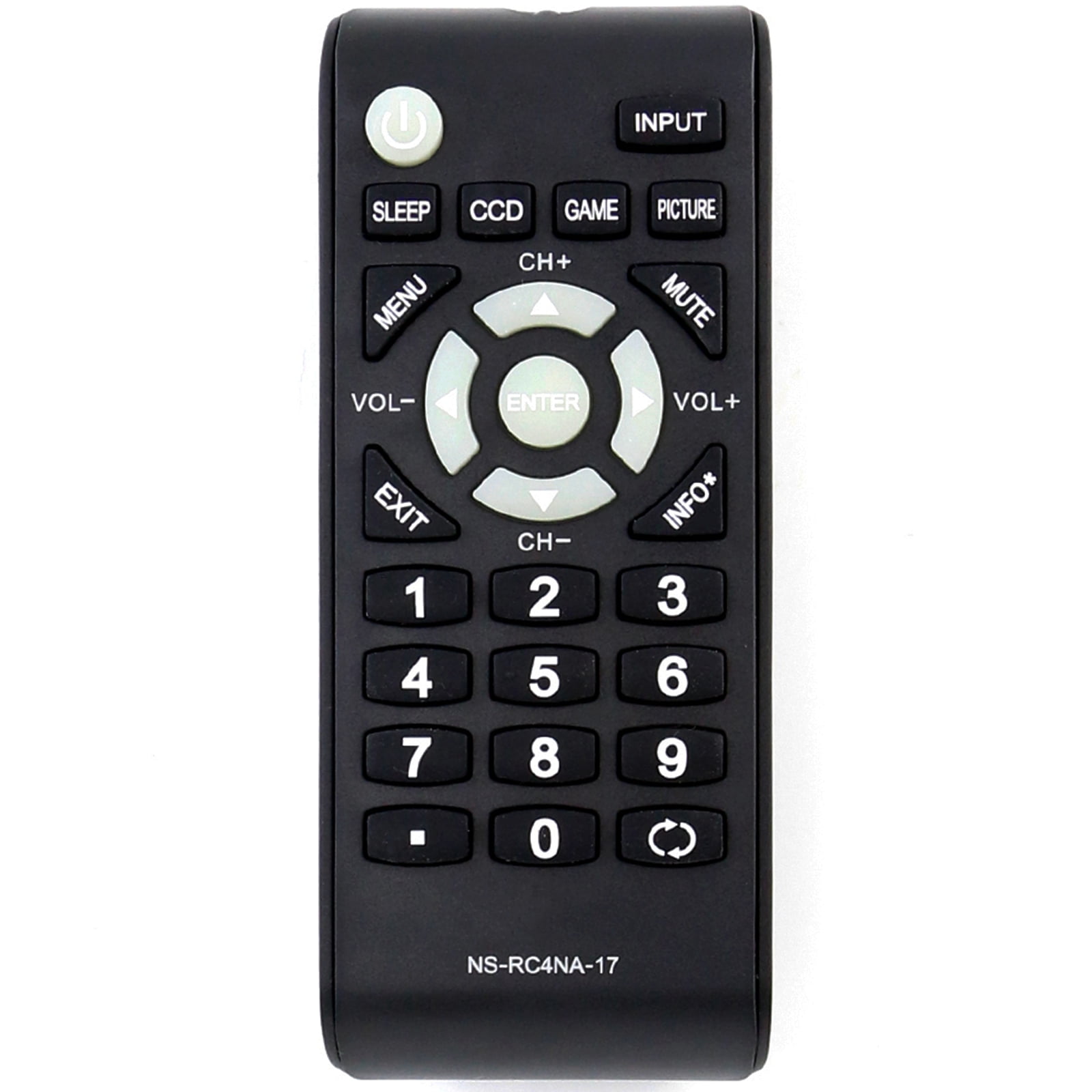 NS-RC4NA-17 Remote Control Replace for Insignia TV NS-32D310MX17 ...