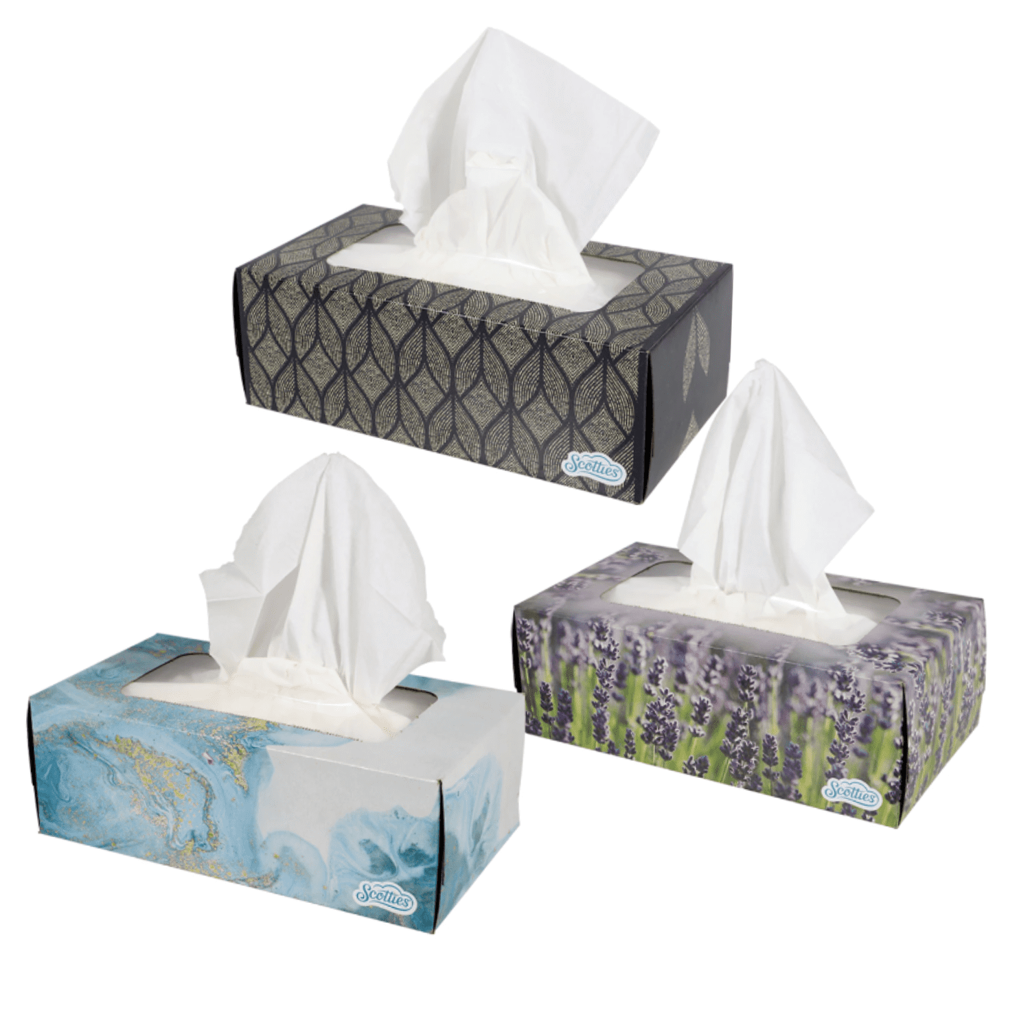 Scotties Facial Tissue Paper 128 Sheets Box Ultra Soft & Absorbent 2 ...