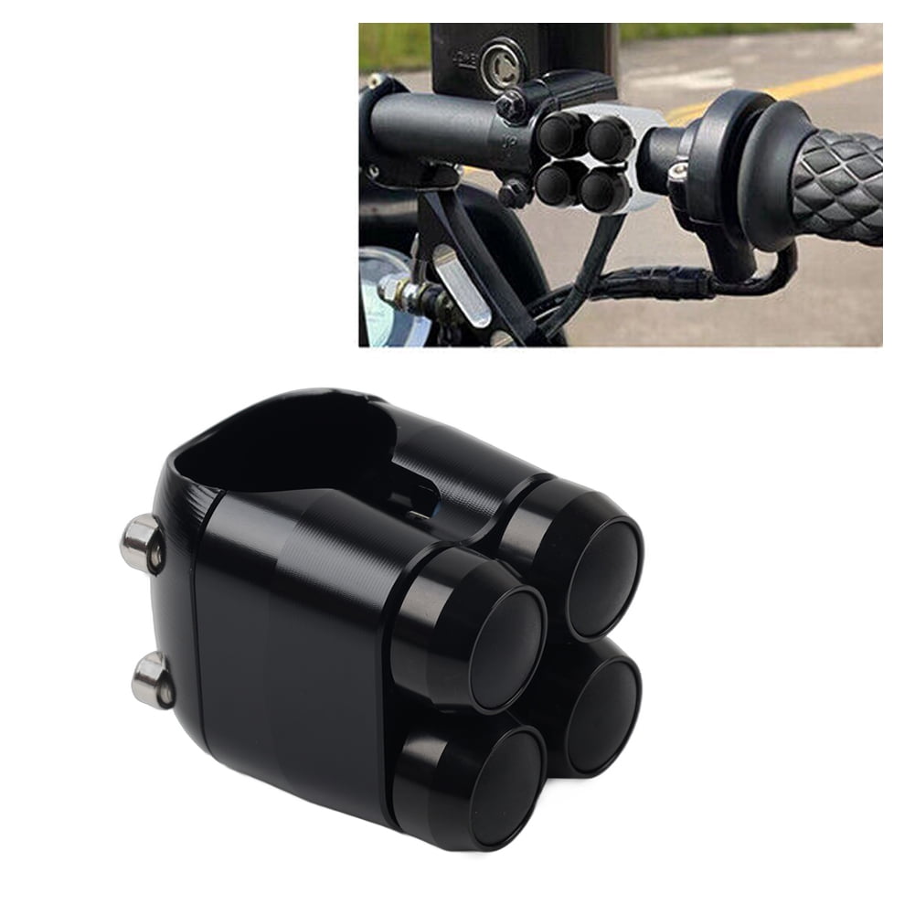NS Stainless Steel 1" 25mm Handlebar Control Horn Switch Turn Signal ...