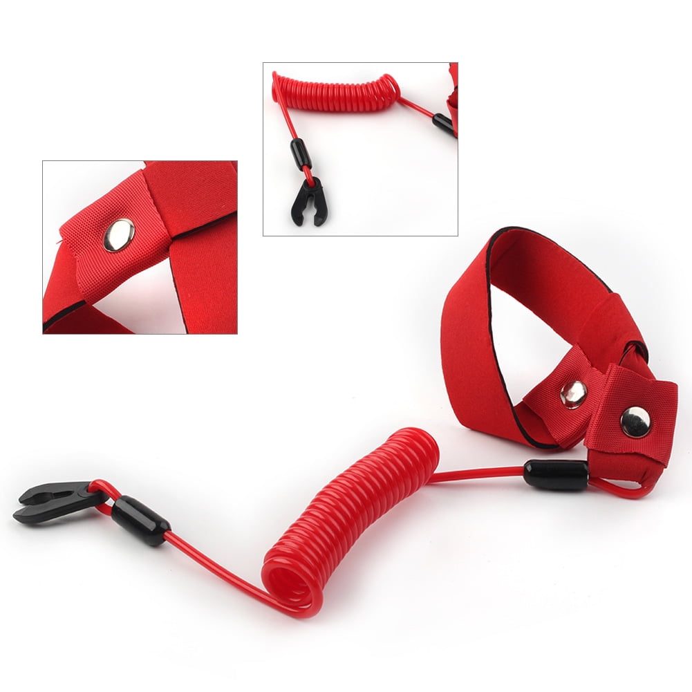 NS Stop Kill Key Floating Safety Wrist Lanyard Red for Yamaha Jet Ski ...