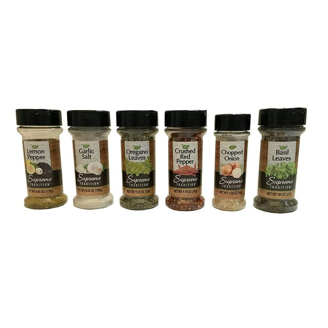 NS Supreme Spice Starter Set #2 with 6 Essential Spices for Cooking – 6 ...