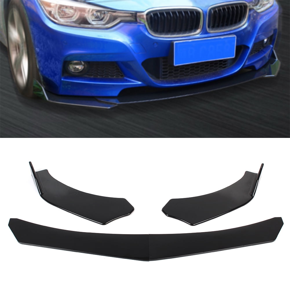 NS Universal Auto Front Bumper Lip Spoiler Splitter Under Chin Spoiler ...