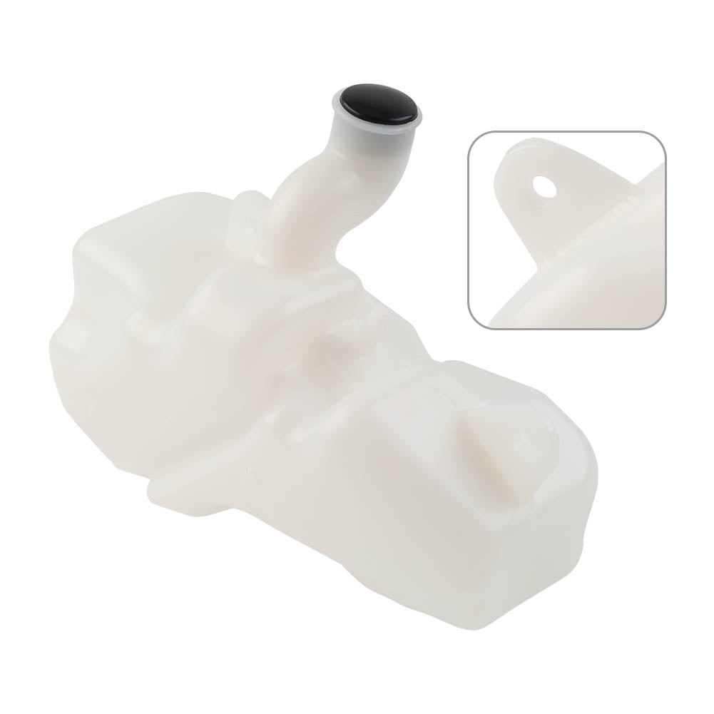 NS WHITE Motorcyce Reservoir Water Tank Radiator Overflow Coolant ABS ...