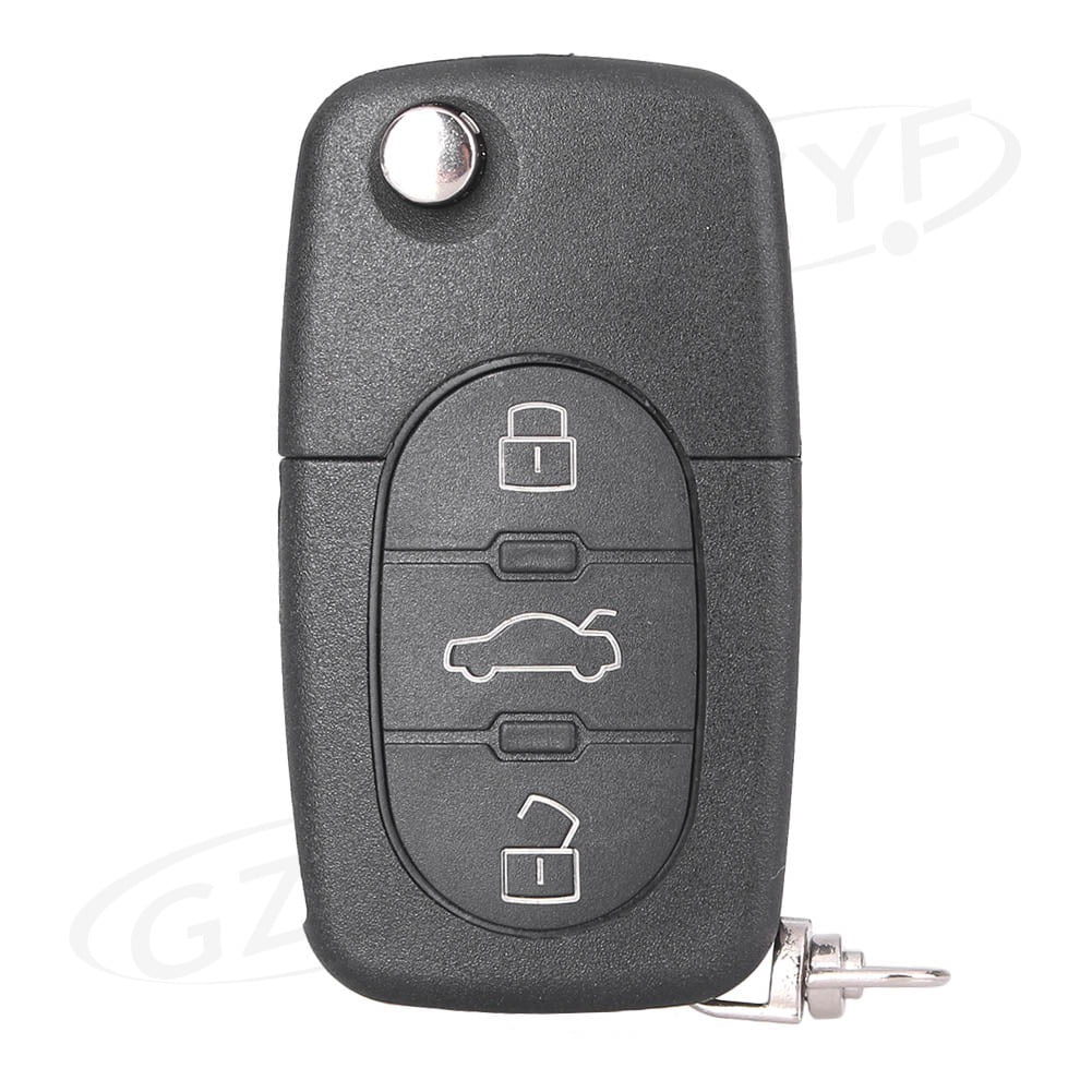 NS for Audi A2 A3 A4 A6 A8 TT 3 Buttons Keyless Remote Key Fob Shell ...