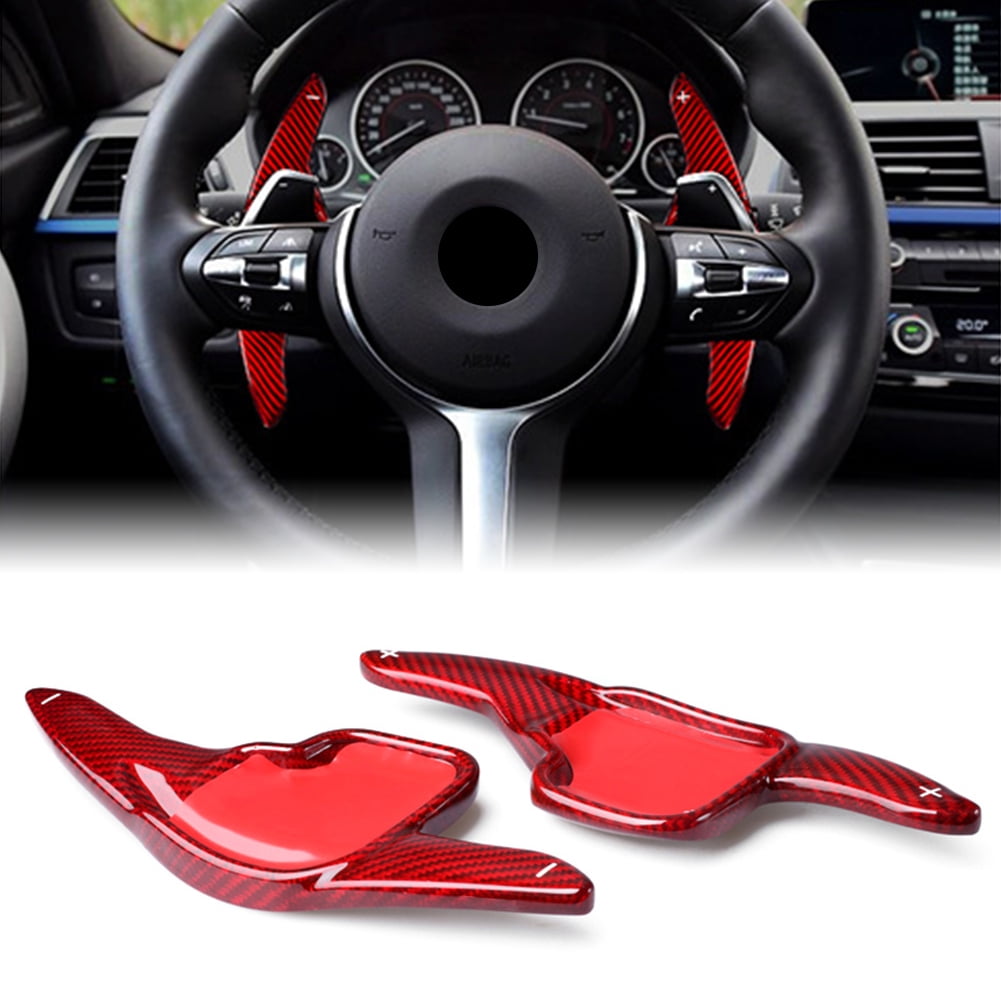 NS for BMW 2 3 4 5 6 7 Series X1 Red Steering Wheel Shift Paddle Shifter Extension - Walmart.com