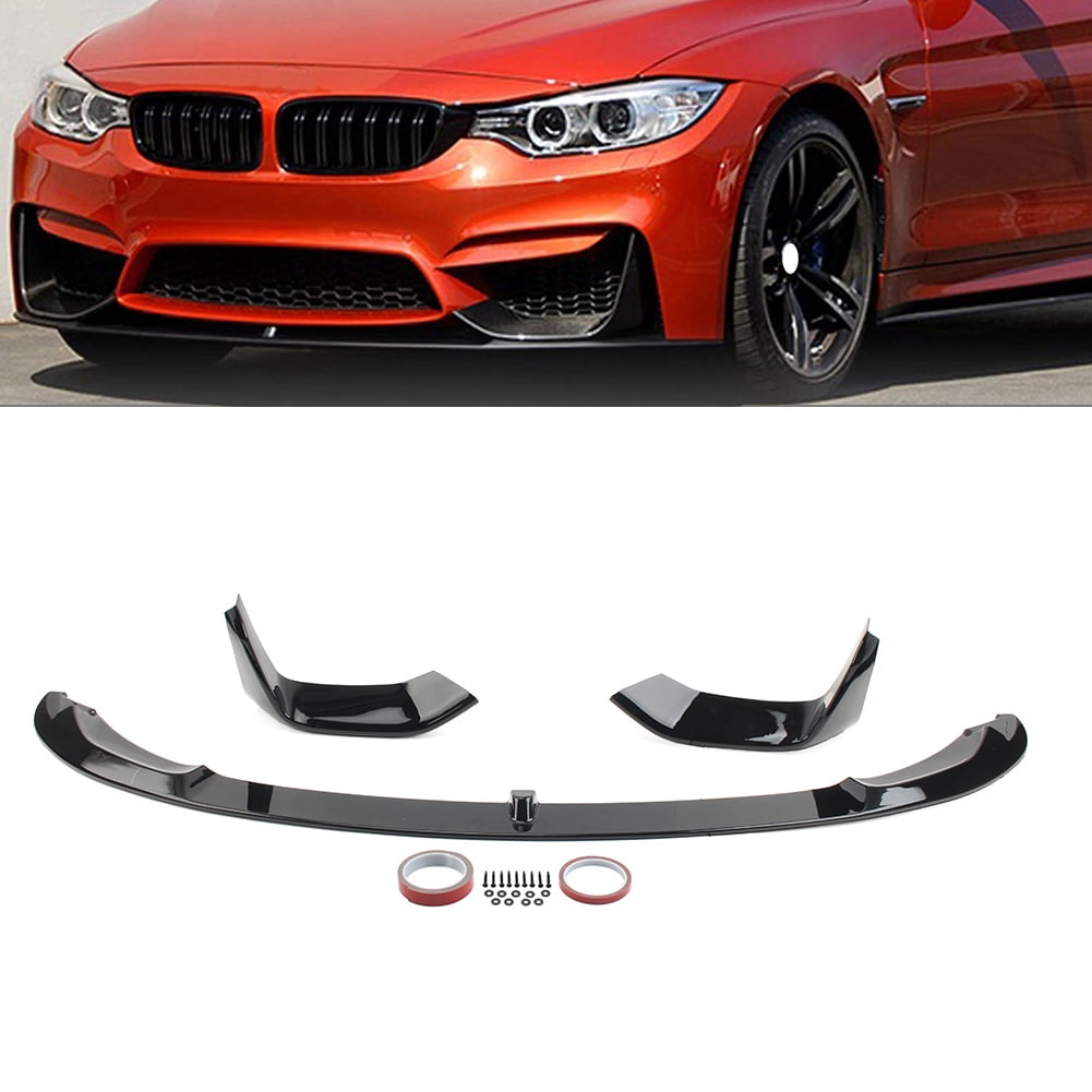 NS for BMW F80 M3 F82 F83 M4 2015-2020 Front Bumper Lip Spoiler Set ...