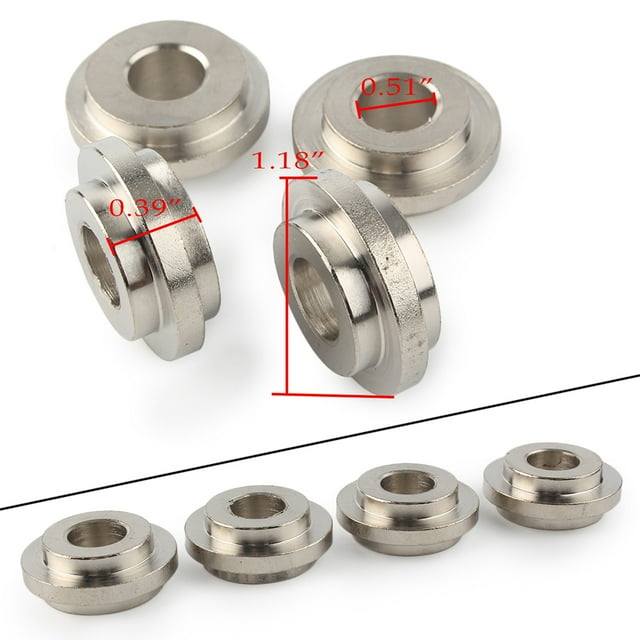 NS for Harley Sportsters 1973-2003 Handlebar Riser Solid Mount Bushing ...