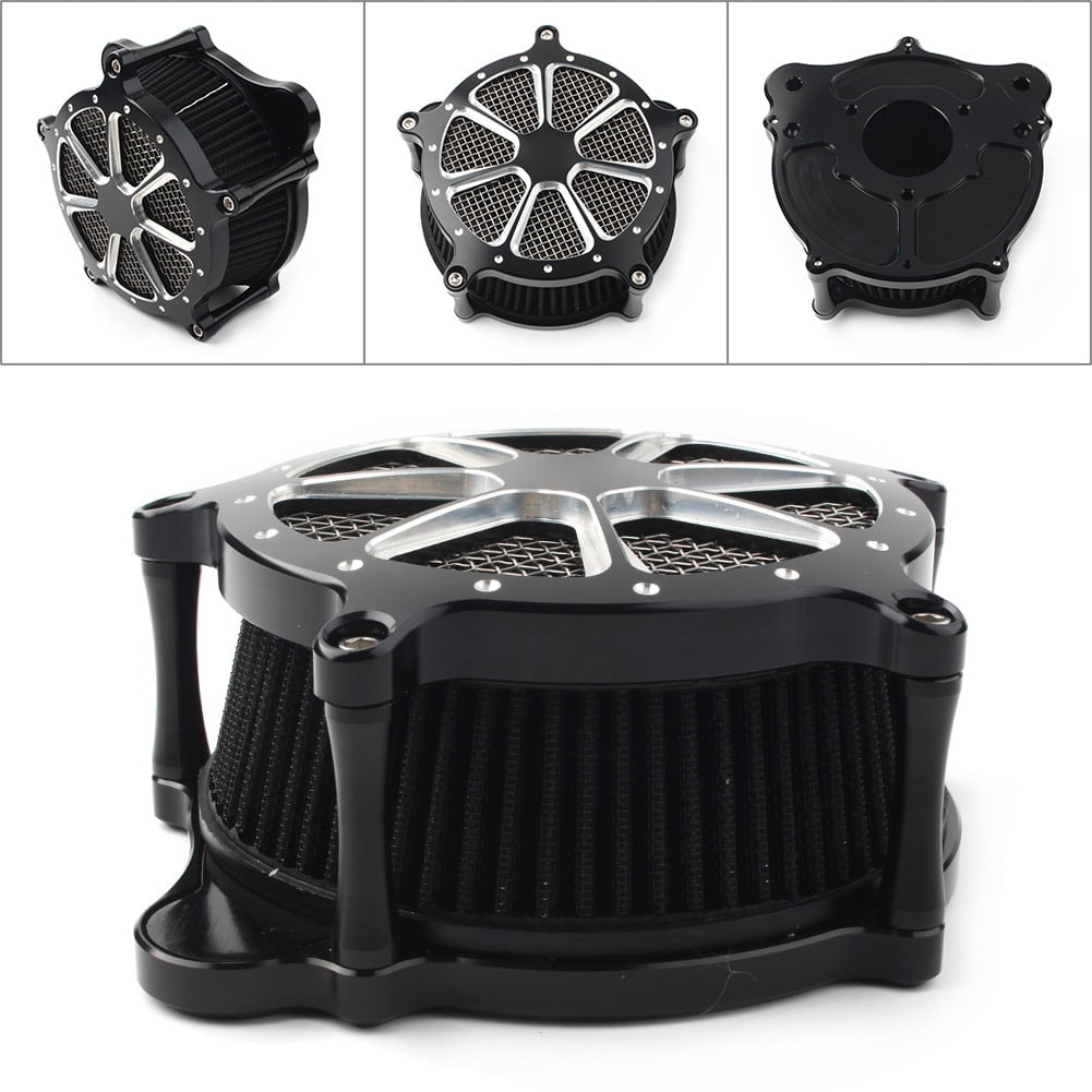 NS for Harley ouring Street Road Glide 2008 - 2016 CNC Air Filter ...