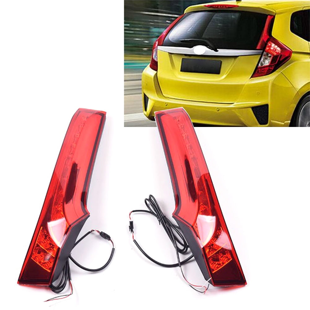 NS for Honda for 15-18 LED Rear Windshield Side Pillar Tail Brake Lamp Red Lights - Walmart.com