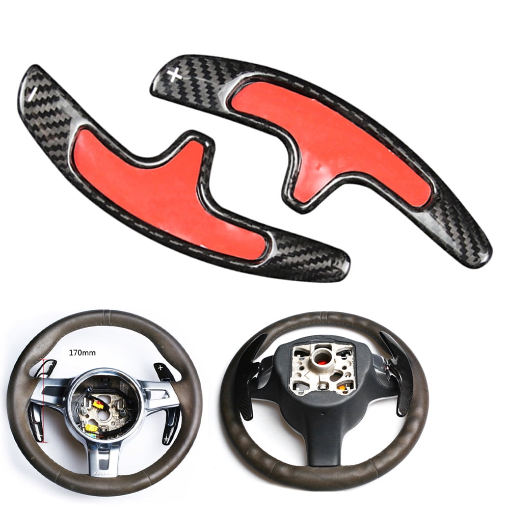 NS for Porsche 991 Cayman 981 Steering Wheel Shift Paddle Shifter ...