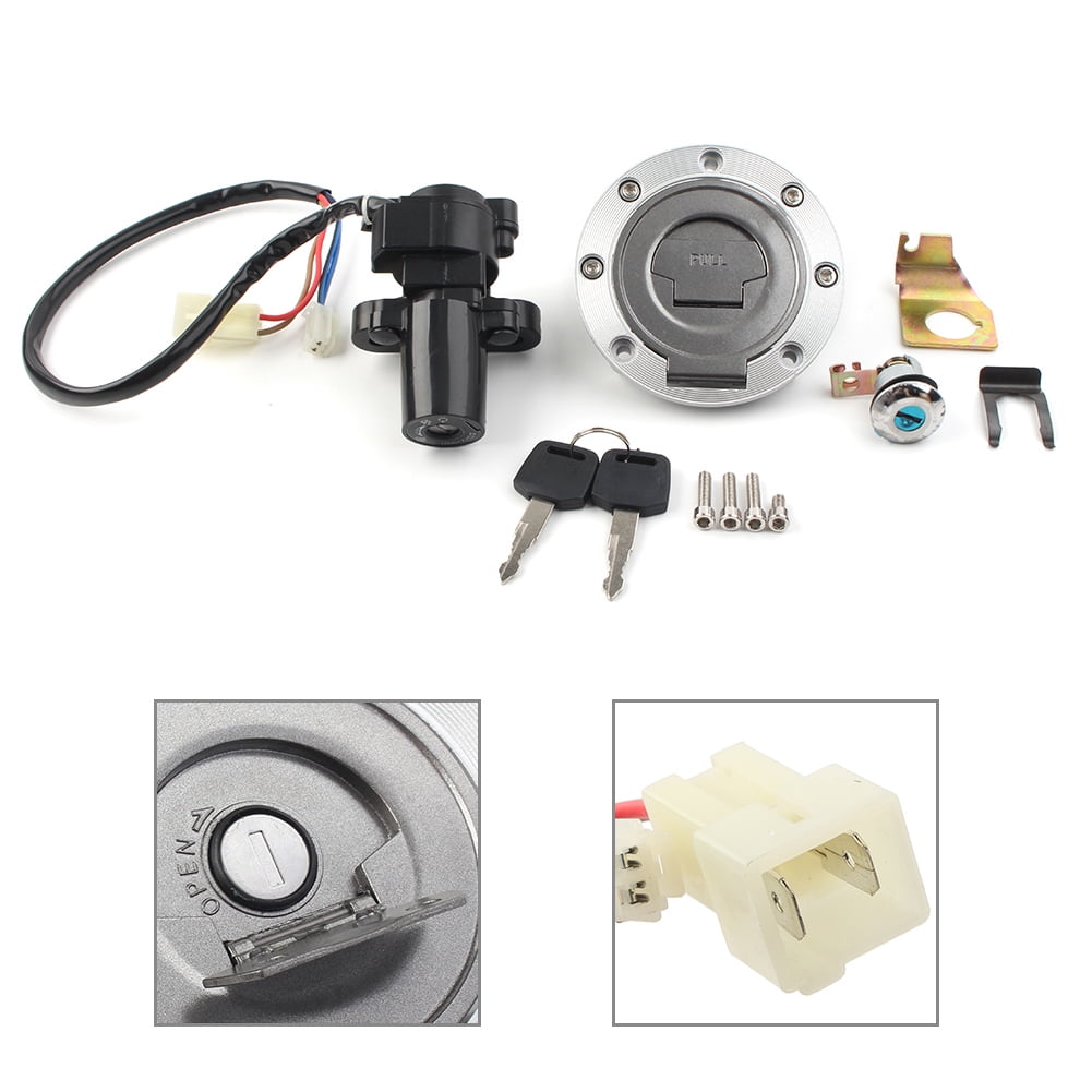 NS for Yamaha YZF R1 98-99 04-12 Ignition Switch Fuel Gas Tank Cap Lock ...