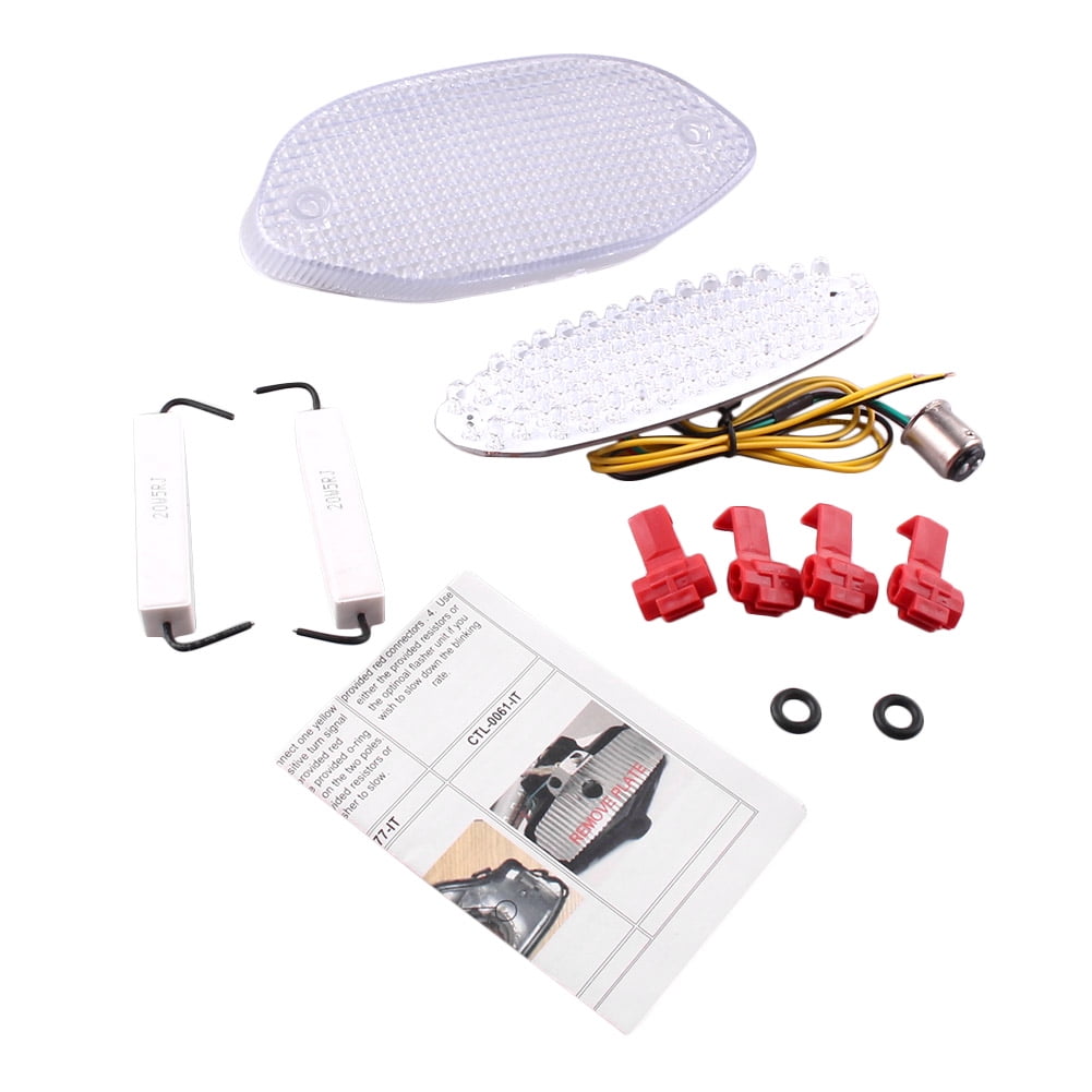 NS for for BMW R1100S 1998-2004 LED Brake Stop Rear Tail Light Clear ...