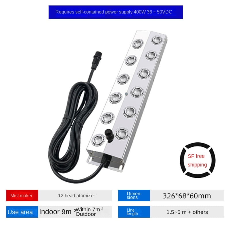 NS10T12T Ultrasonic ten-head atomizing plate atomizer humidifier ...