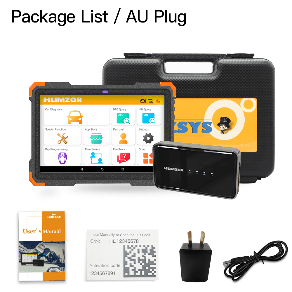 NS366S Bluetooth Diagnostic Tool Tablet Full System OBD2 Scanner Key ...