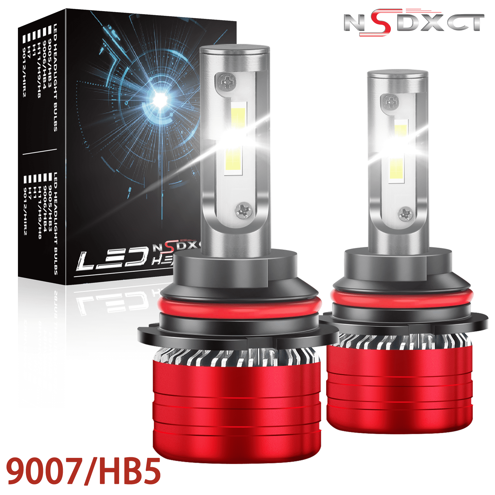 NSDXCT For 1997-2002 2003 2004 Dodge Dakota LED Headlights 9007/HB5 ...