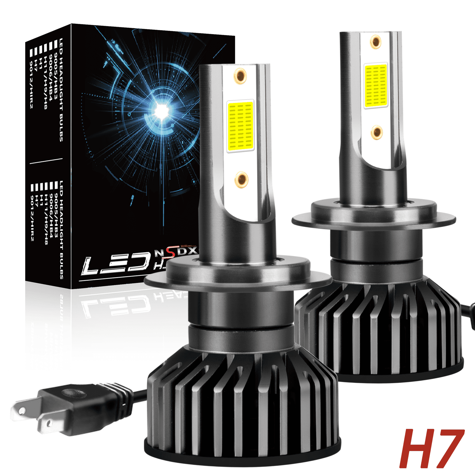 NSDXCT For Bmw 328i 08-2016 H7 LED Headlight Combo 2 Bulbs High Beam - Walmart.com