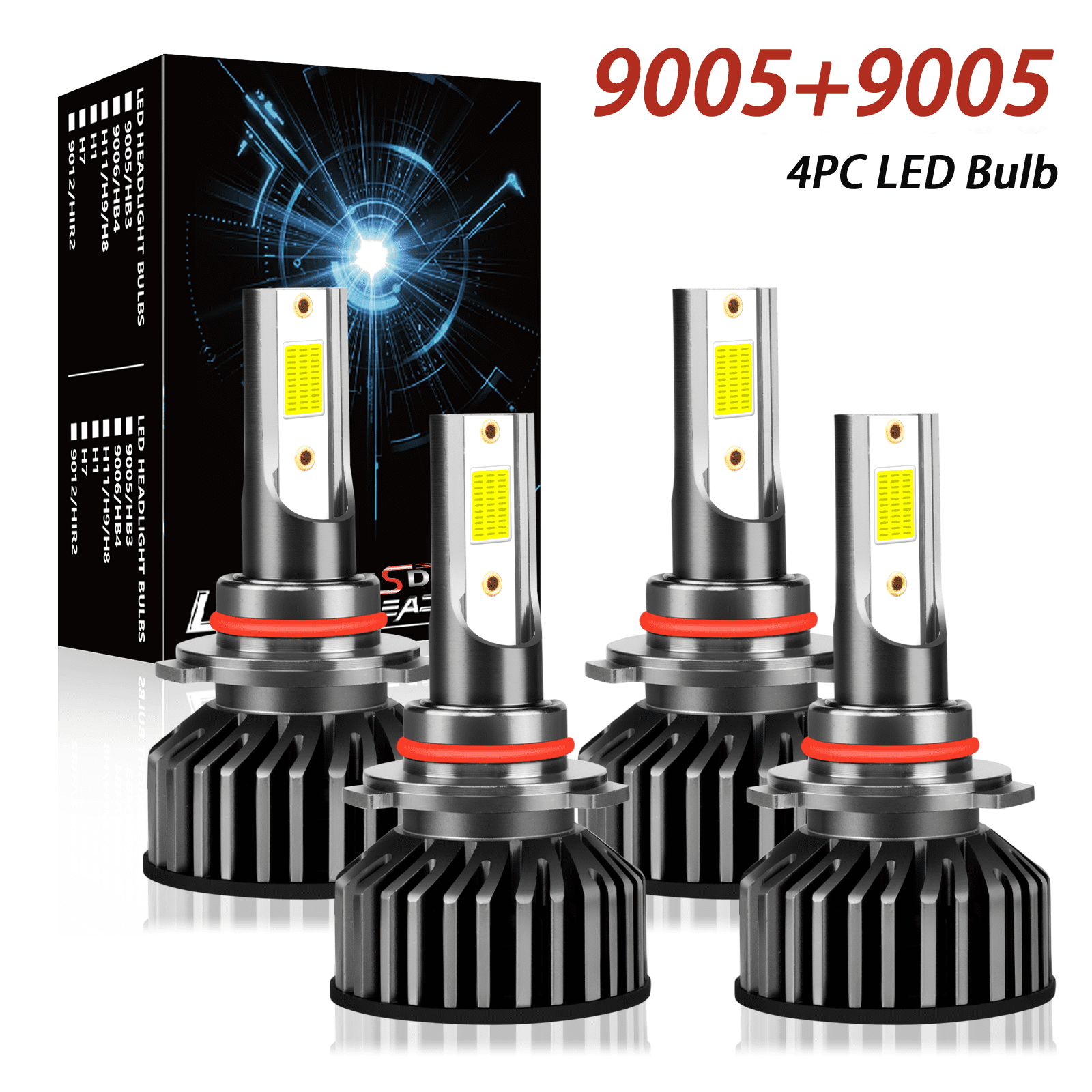 NSDXCT For Dodge Charger 2016 2017 2018 2019 2020 2021 2022 LED Headlight Bulbs 9005 High and ...