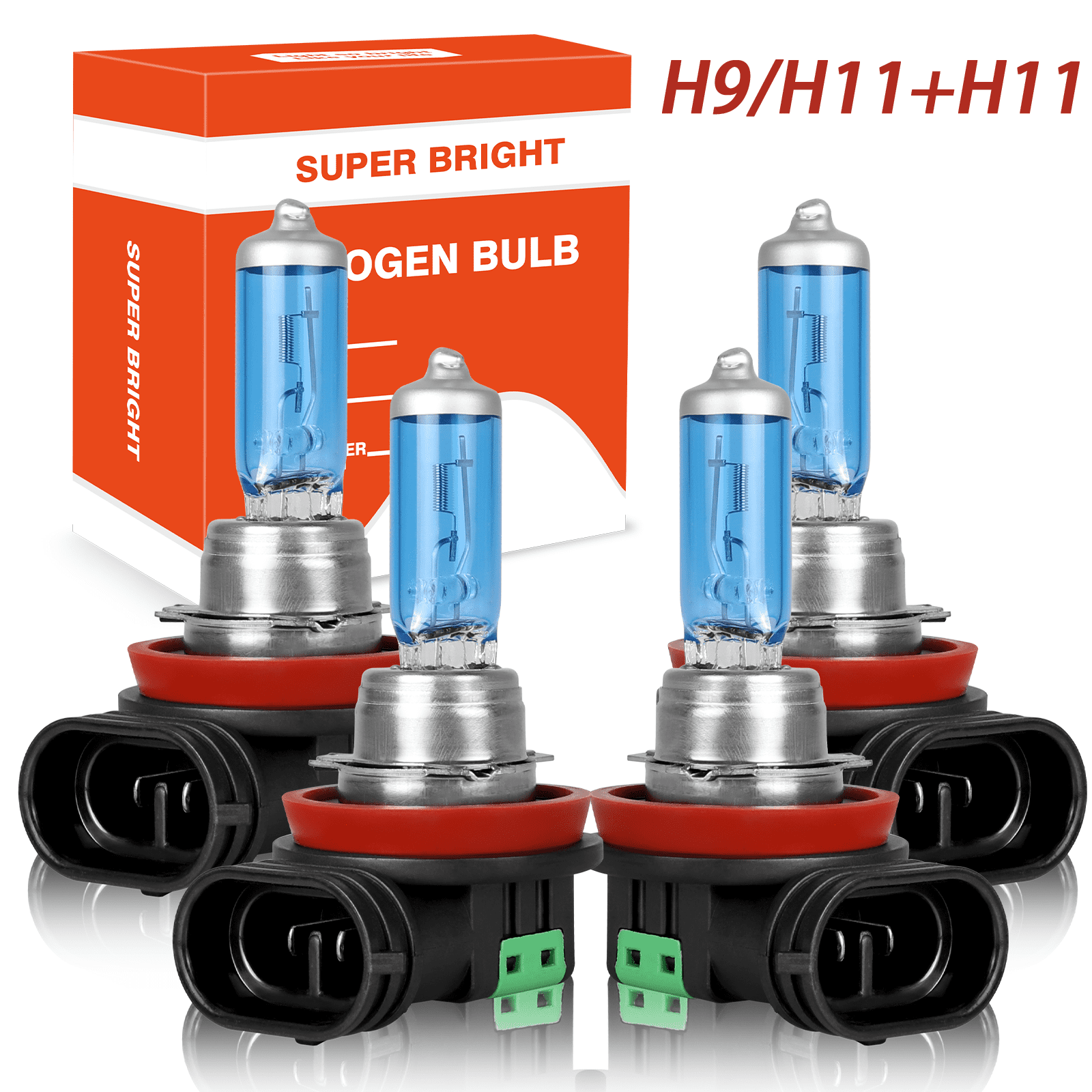 NSDXCT For Ford Focus 2012-2018 H11 High Beam and Low Beam Halogen ...