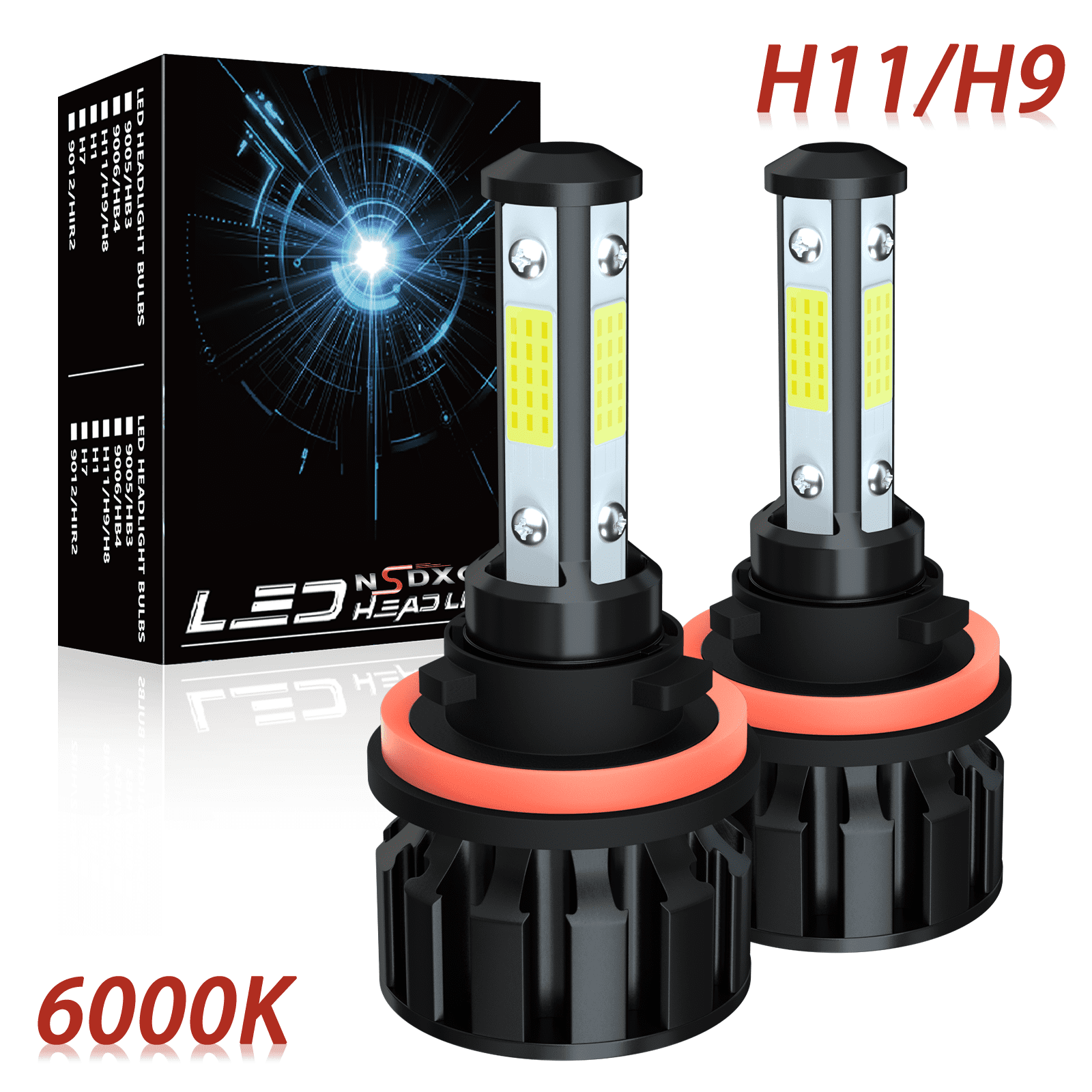 NSDXCT For Freightliner Cascadia 2008-2017 H11/H9 LED Headlight Bulbs ...