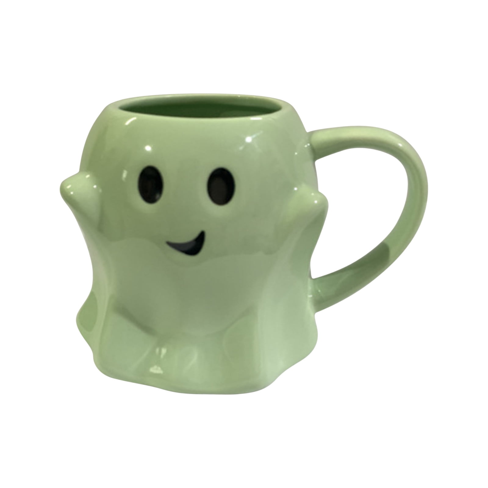 NSESSHome 14 oz Halloween Ghost Coffee Mug, Cute Ceramic Ghost Pattern ...