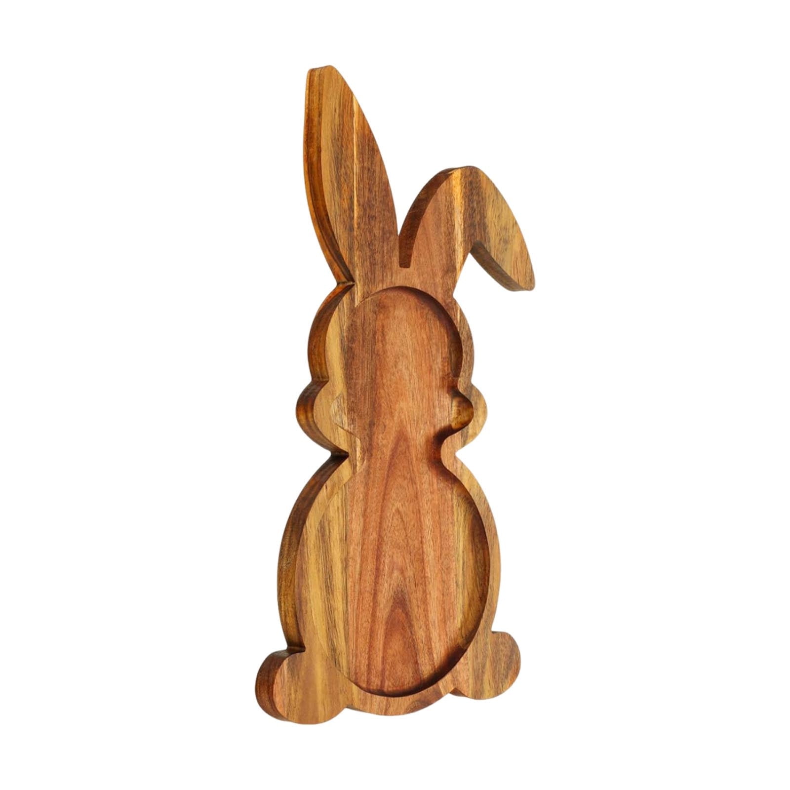 NSESSHome Bunny Shaped Wood Serving Board, Wood Rabbit Cutting Board ...