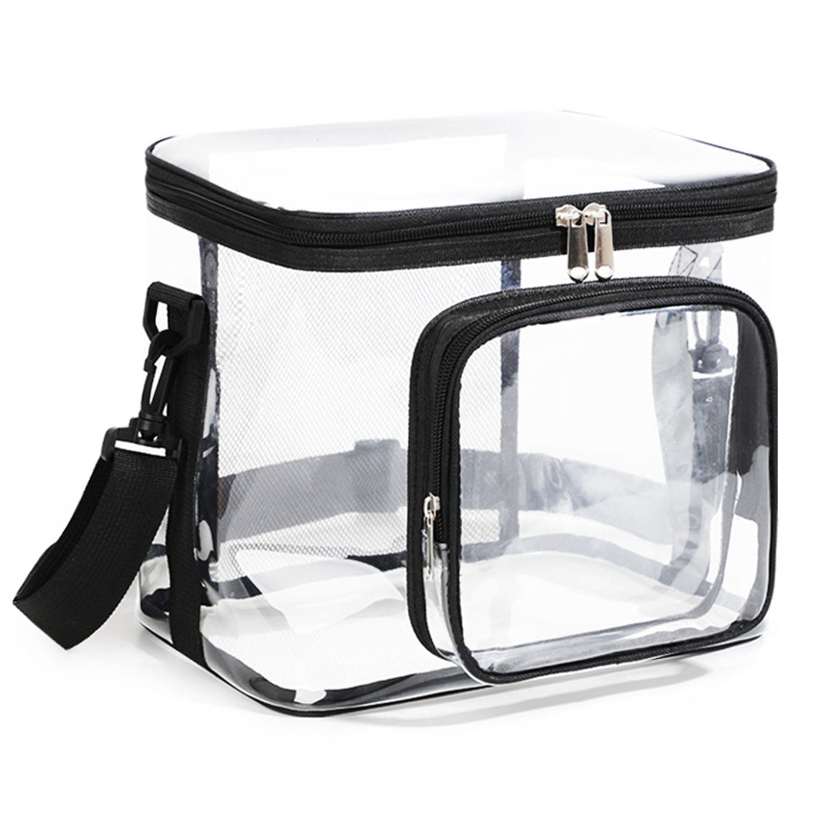 NSESSHome Clear Lunch Bag, Durable See Through Lunch Bag with Shoulder ...