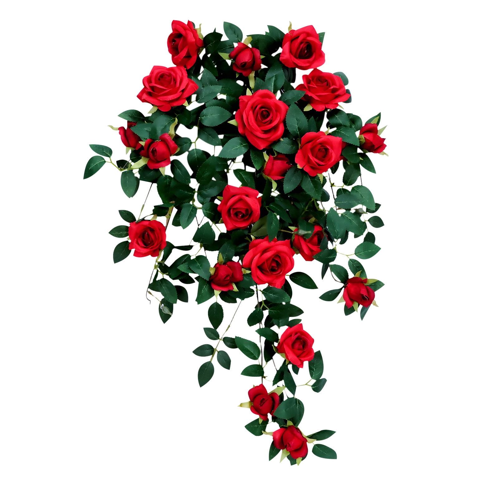 NSESSHome 10Pcs Artificial Roses Flowers, Realistic Blossom Roses ...