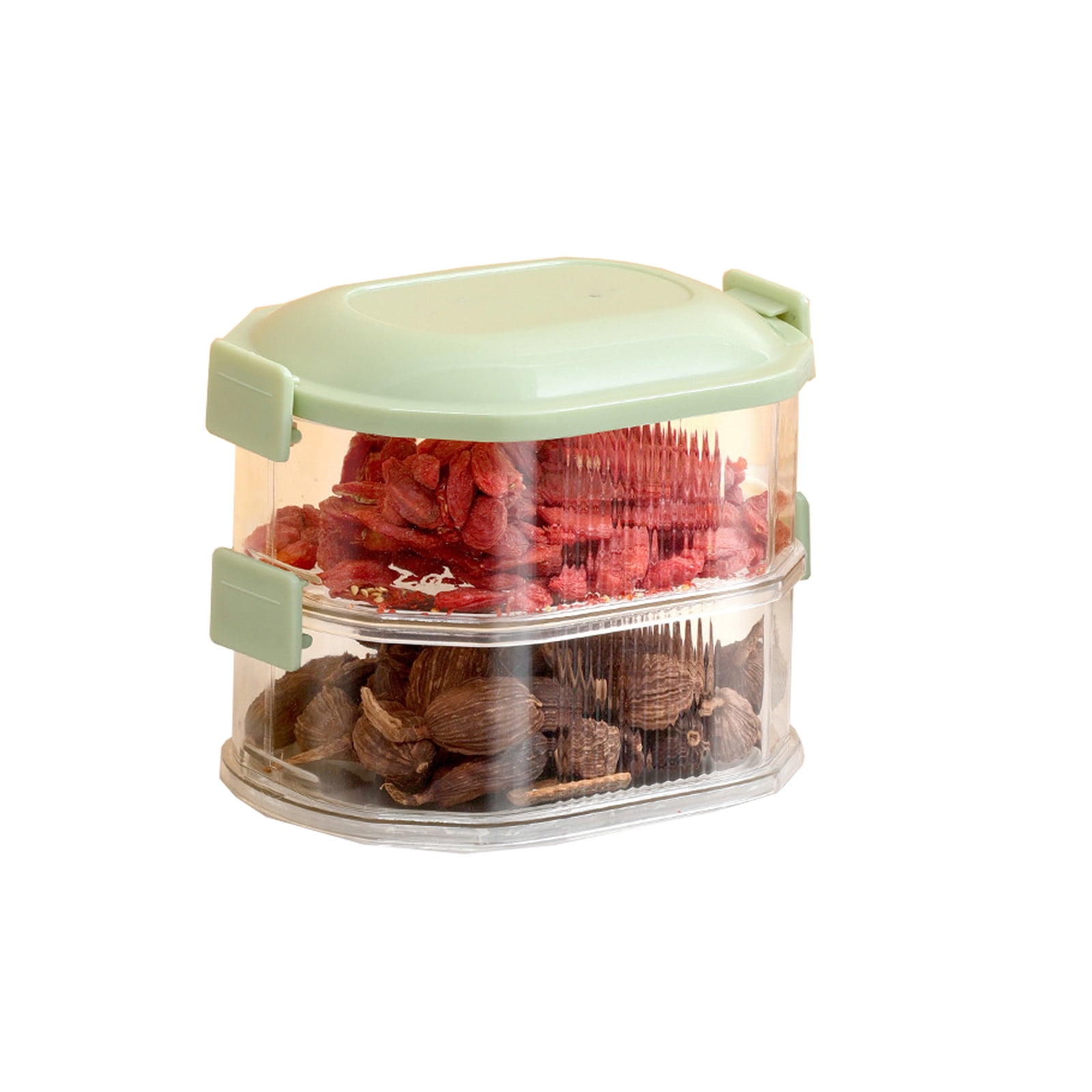 NSESSHome Clearance 2 Tier Seasoning Keeper Spice Airtight Food Storage ...