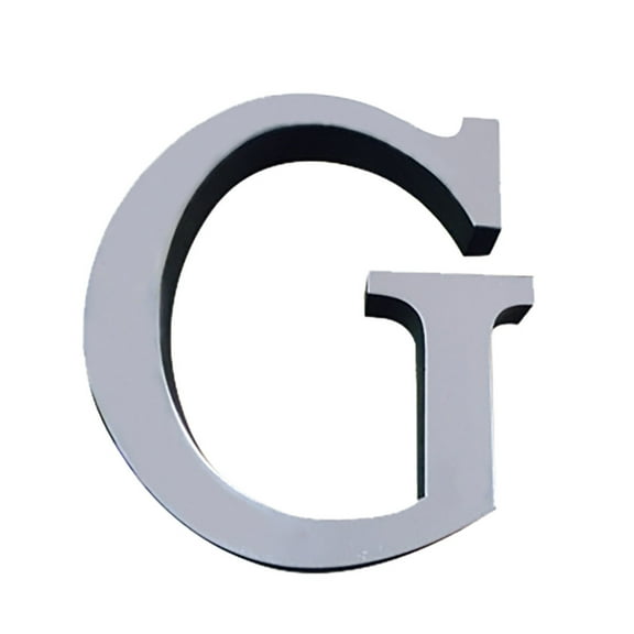 15Cm Acrylic Mirror English Letters, Gold Color 26 Letters Diy 3D ...