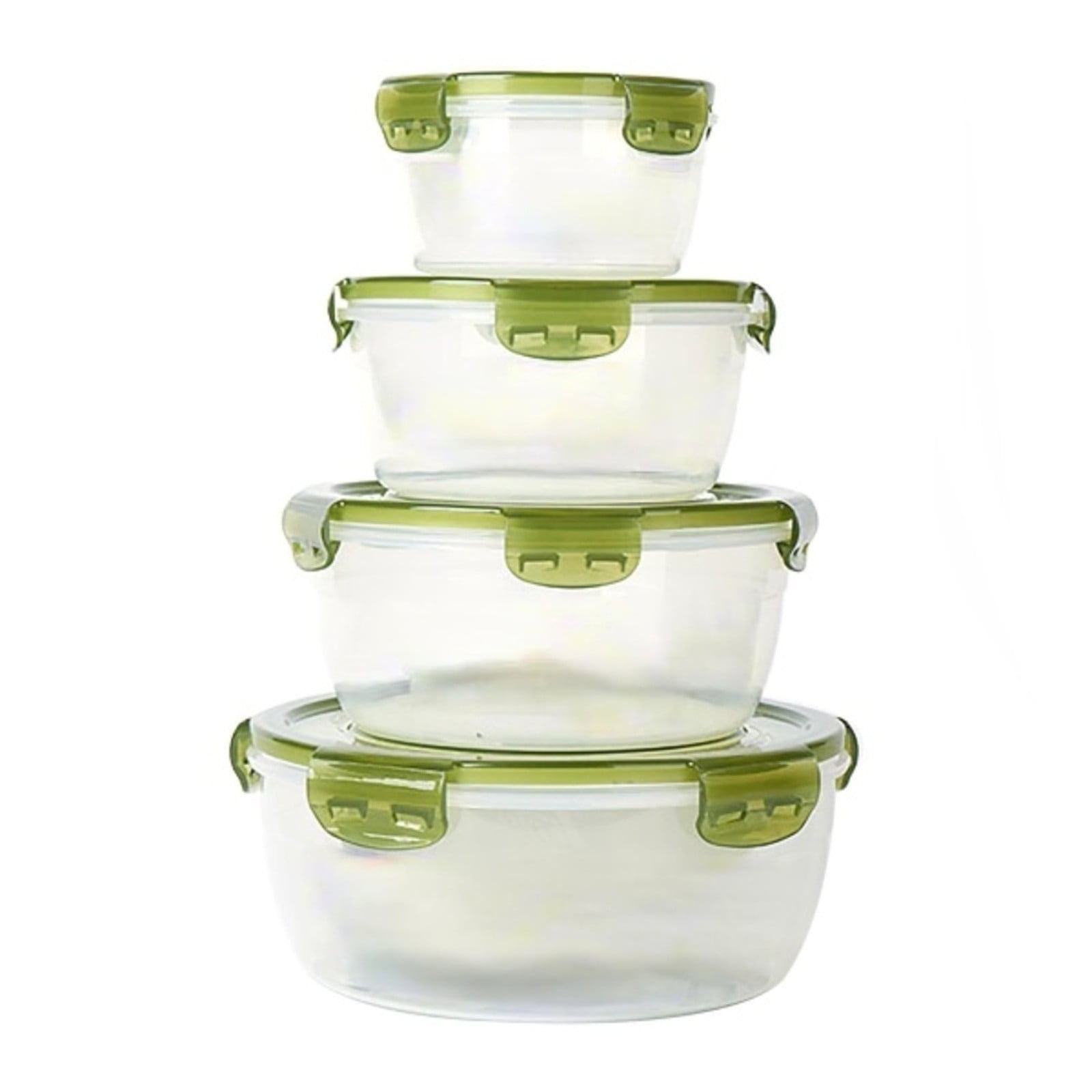 NSESSHome Clearance 4Pcs Large Mixing Bowl with Lids Set, Neat Nesting ...