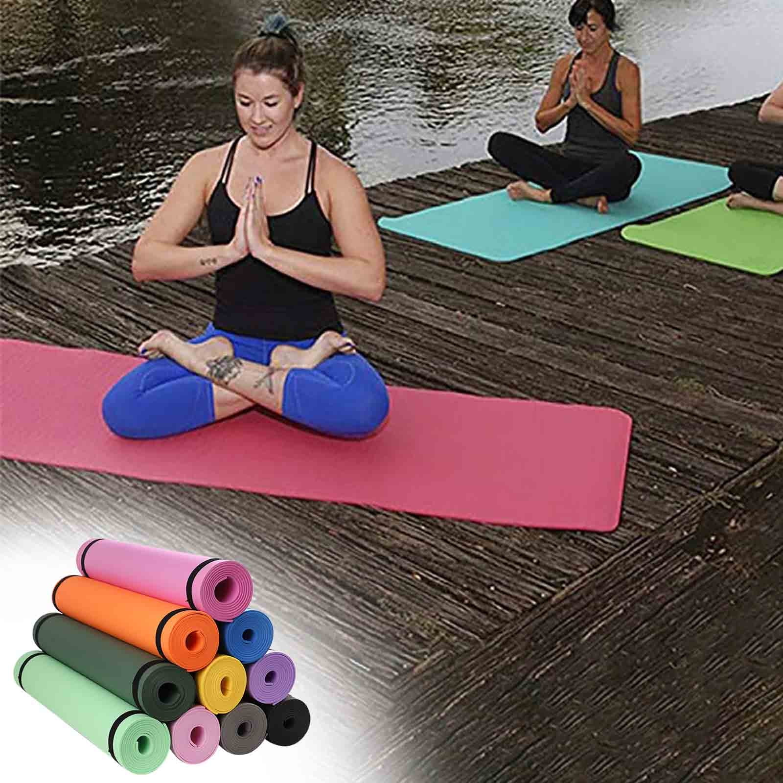 NSESSHome 4mm Thickness Yoga Mats Non-slip EVA Foam Yoga Pad,Dampproof ...
