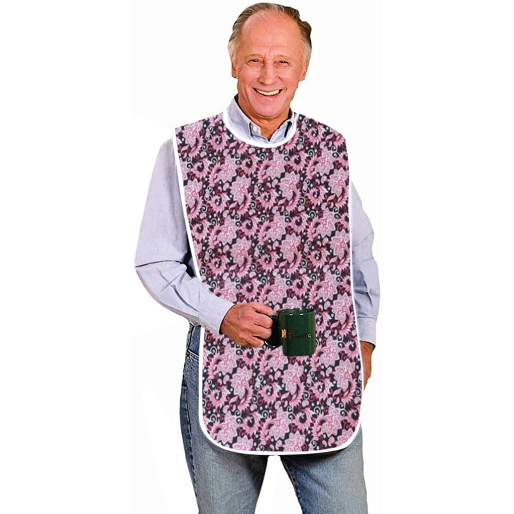 NSESSHome Adult Bibs for Eating,Butterfly Washable Reusable Clothing ...