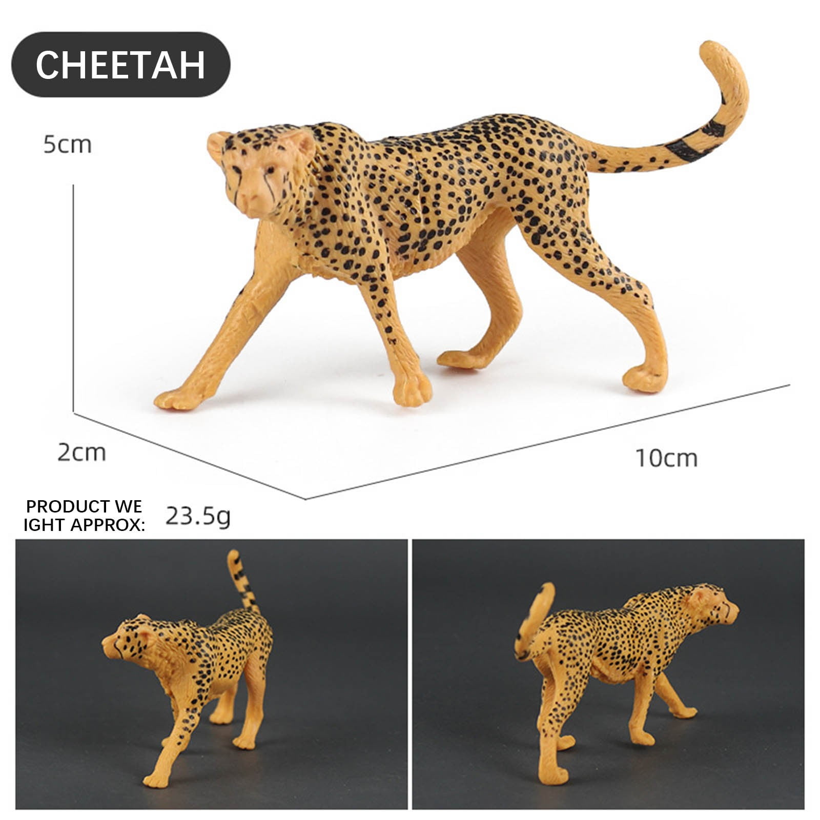 NSESSHome Animals Figure,12 Piece Mini Jungle Toys Set, Realistic Wild ...