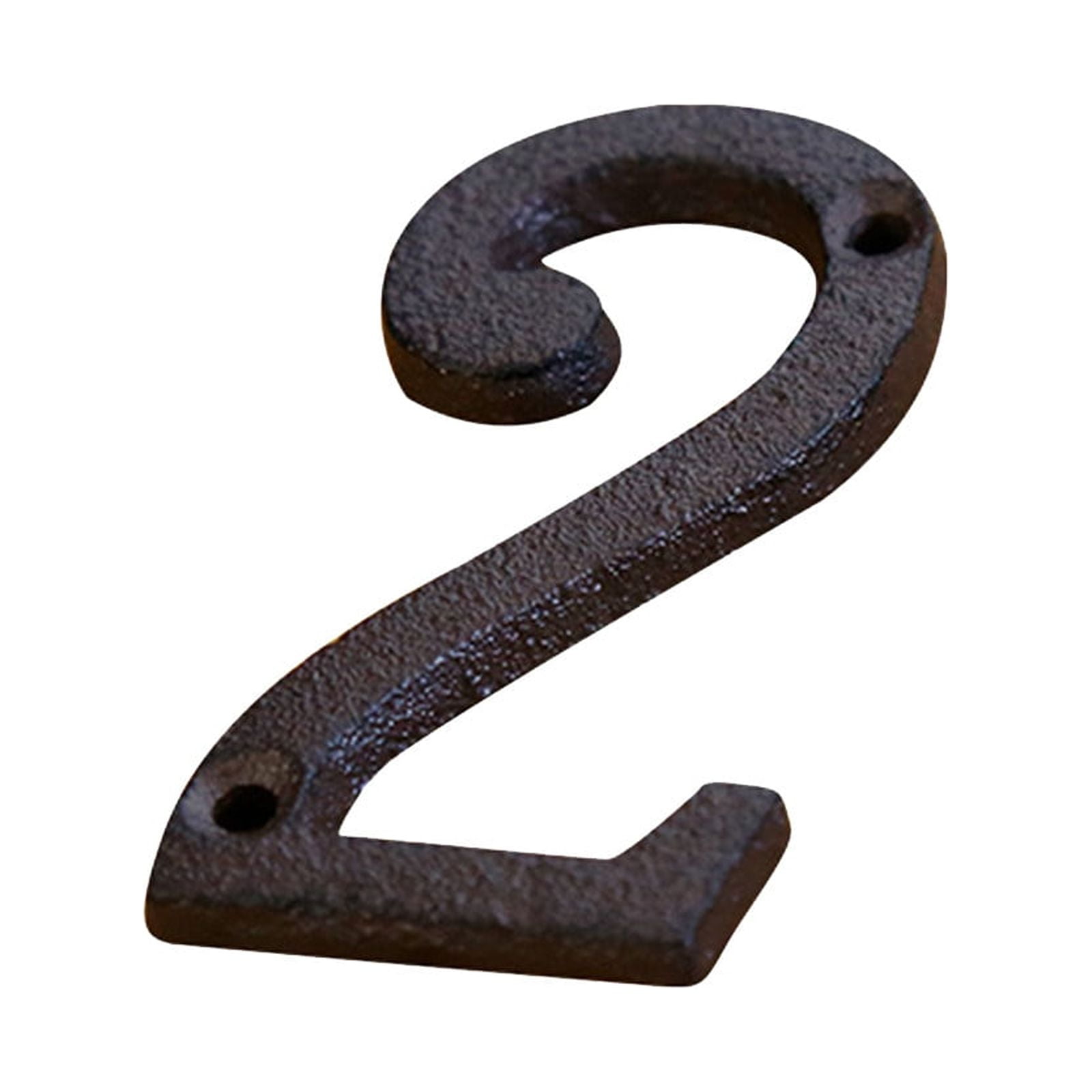 NSESSHome Creative Alloy Wrought Iron Number Letter Creative DIY House ...