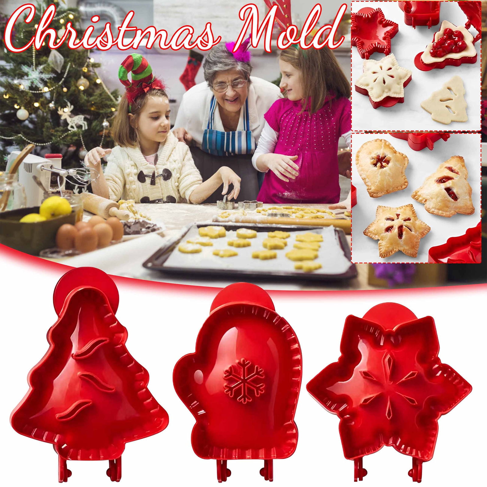 NSESSHome Classic Mini Hand Pie Molds, Pocket Pie Press, Dough Pocket ...