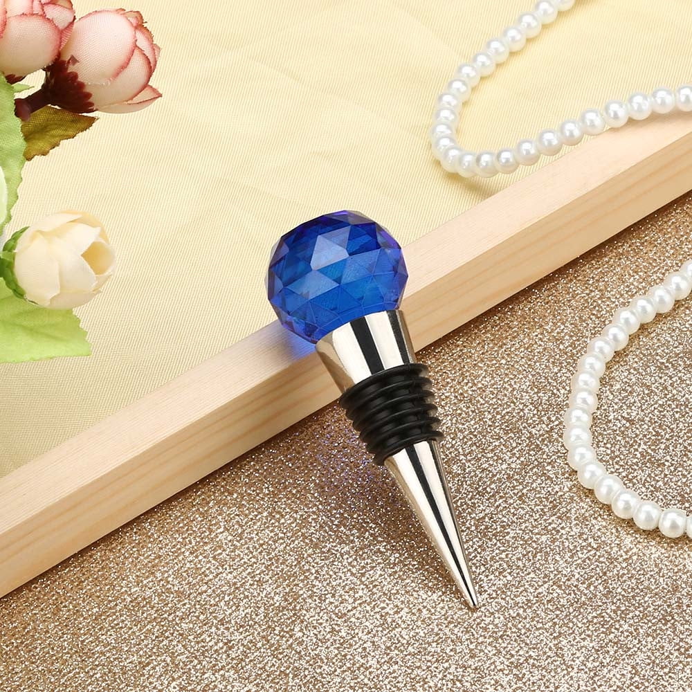 NSESSHome Diamond Crystal Stainless Steel Champagne Stopper Sparkling ...