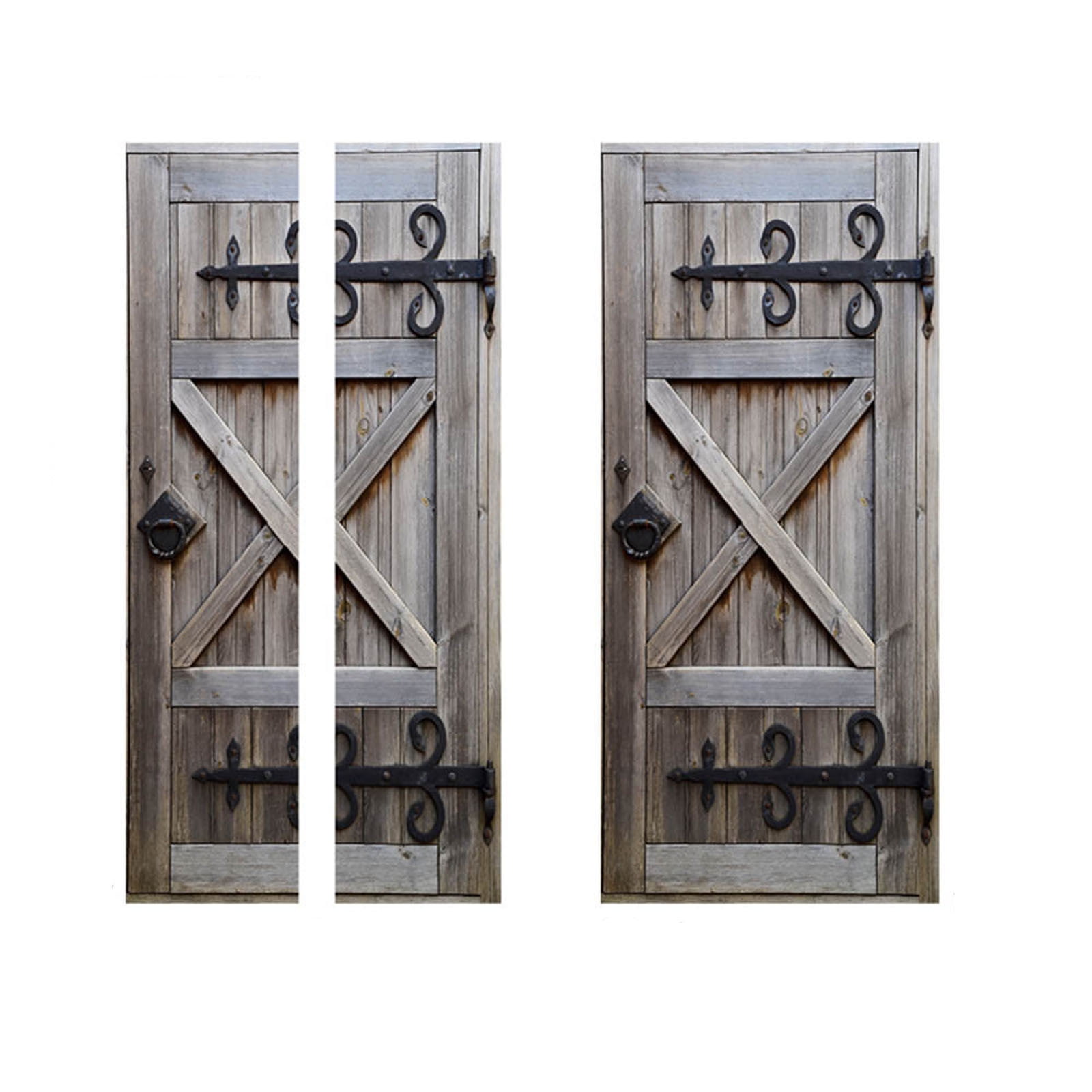 NSESSHome Door Stickers: Vintage European Style Wooden Doors, Home ...