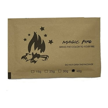 JeashCHAT Magical Flames Color Fire Packets Fire Colors for Campfires ...
