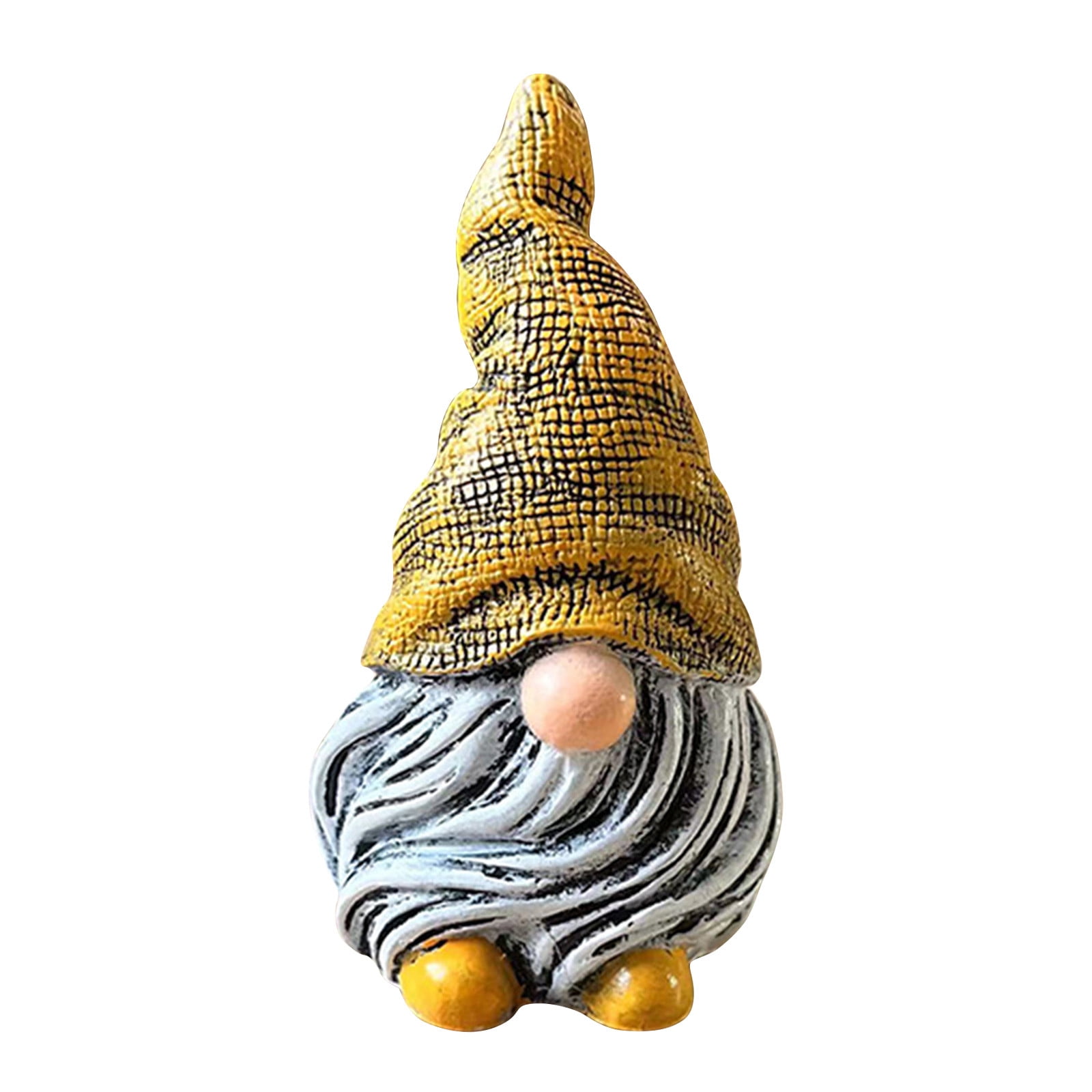 NSESSHome Gnomes Ornament Resin Statues Mini Dwarf Figurine for Desk ...