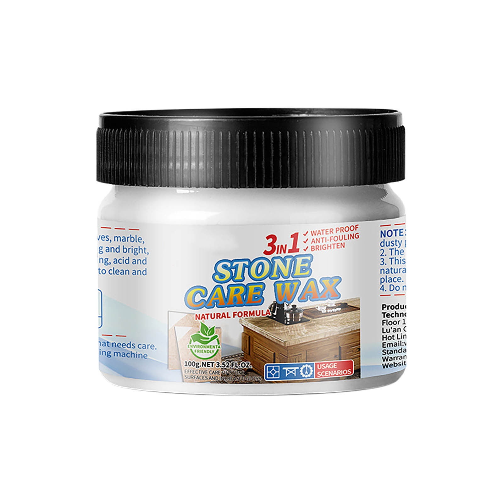 NSESSHome Clearance Granite Cleaner and Stone Polish Care Wax Restores ...