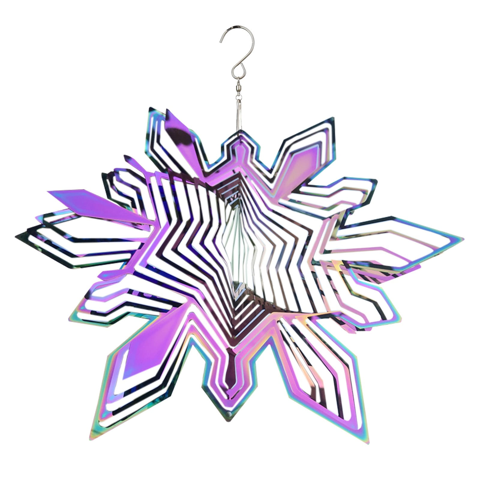 NSESSHome Clearance Hanging Wind Spinner Outdoor Metal Decorations ...