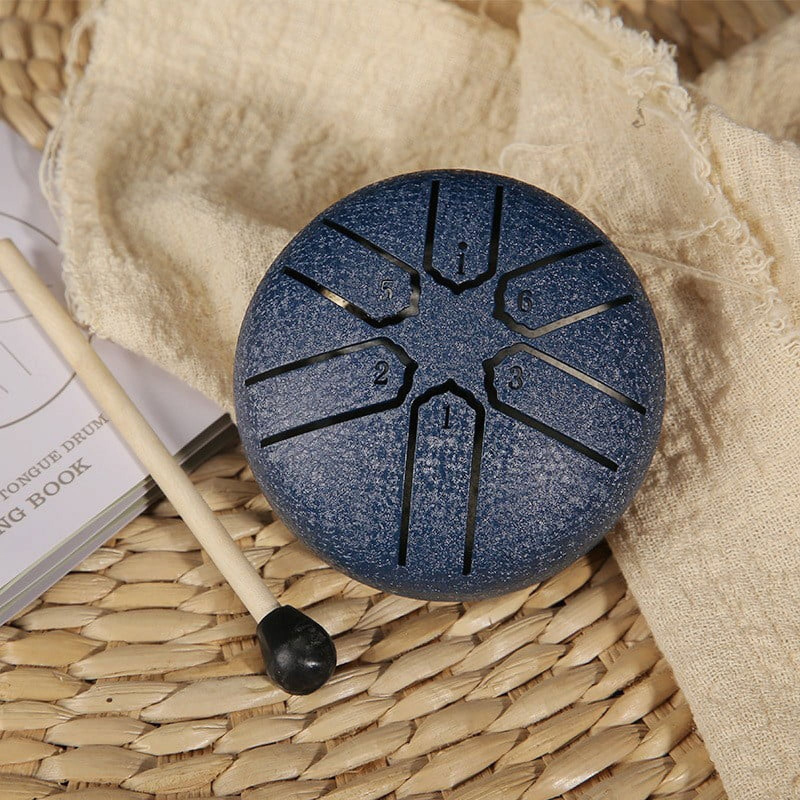 NSESSHome Mini Steel Tongue Drum, Horse 3 Inch 6 Tones Tank Drum C Key ...