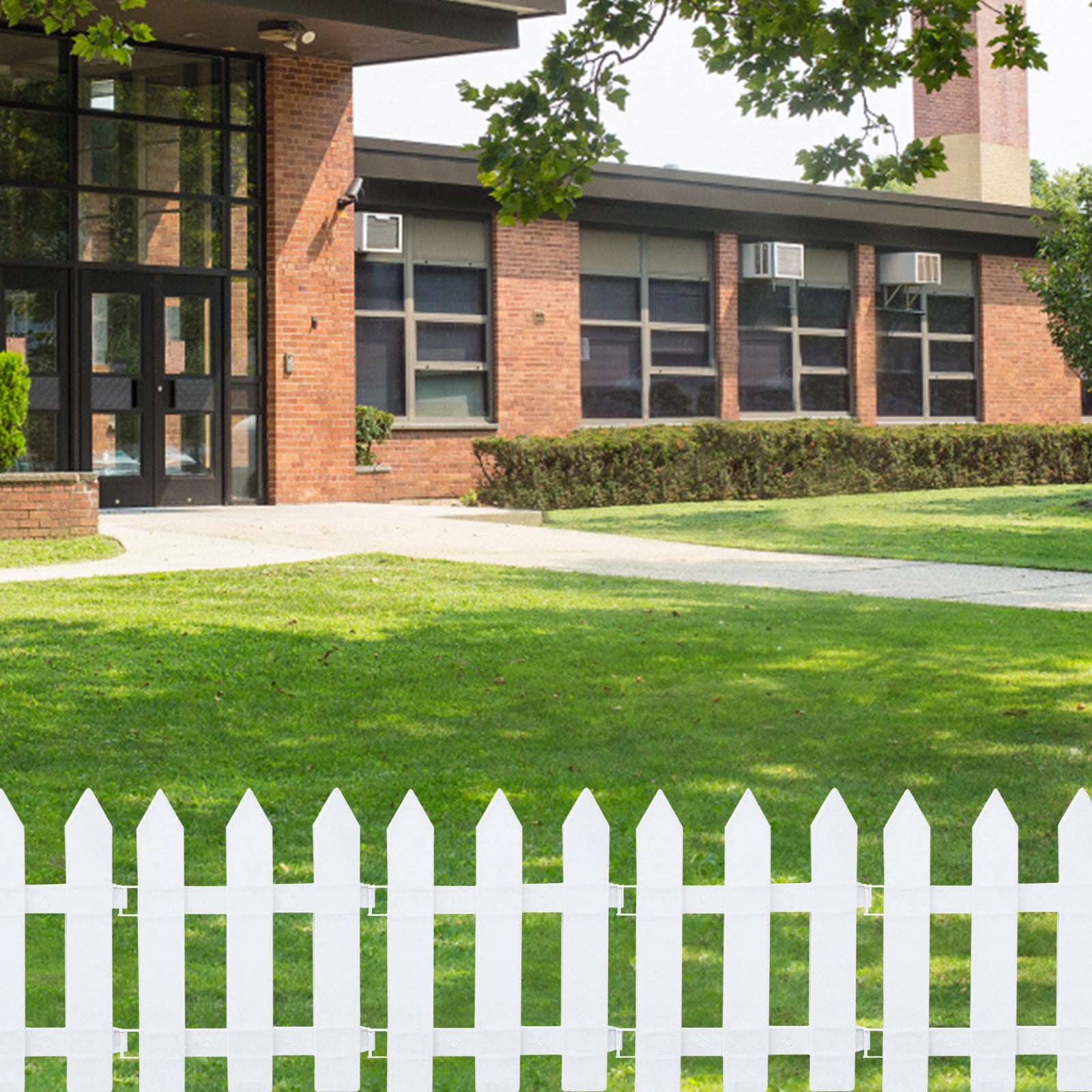 NSESSHome Plastic Fence PVC Fence Garden Rural Courtyard Outdoor ...