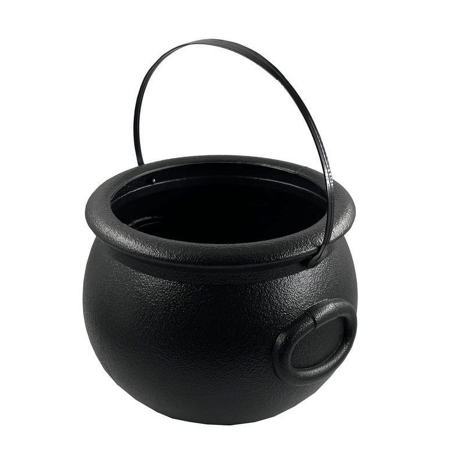 NSESSHome Set of 3 Halloween Large Black Cauldron, Halloween Candy ...