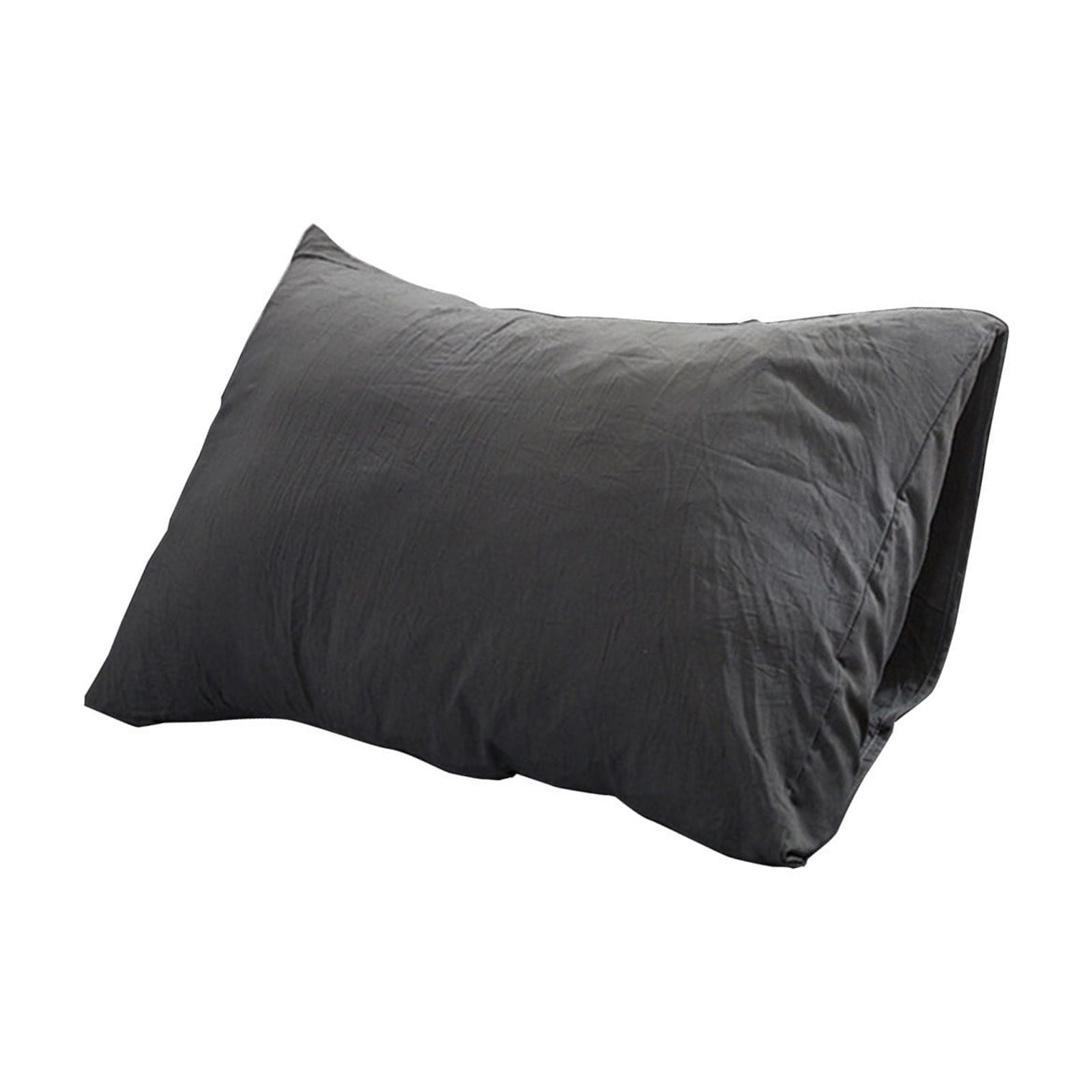 NSESSHome Solid Color Pillow Cover, Soft Washed Cotton Fabric ...