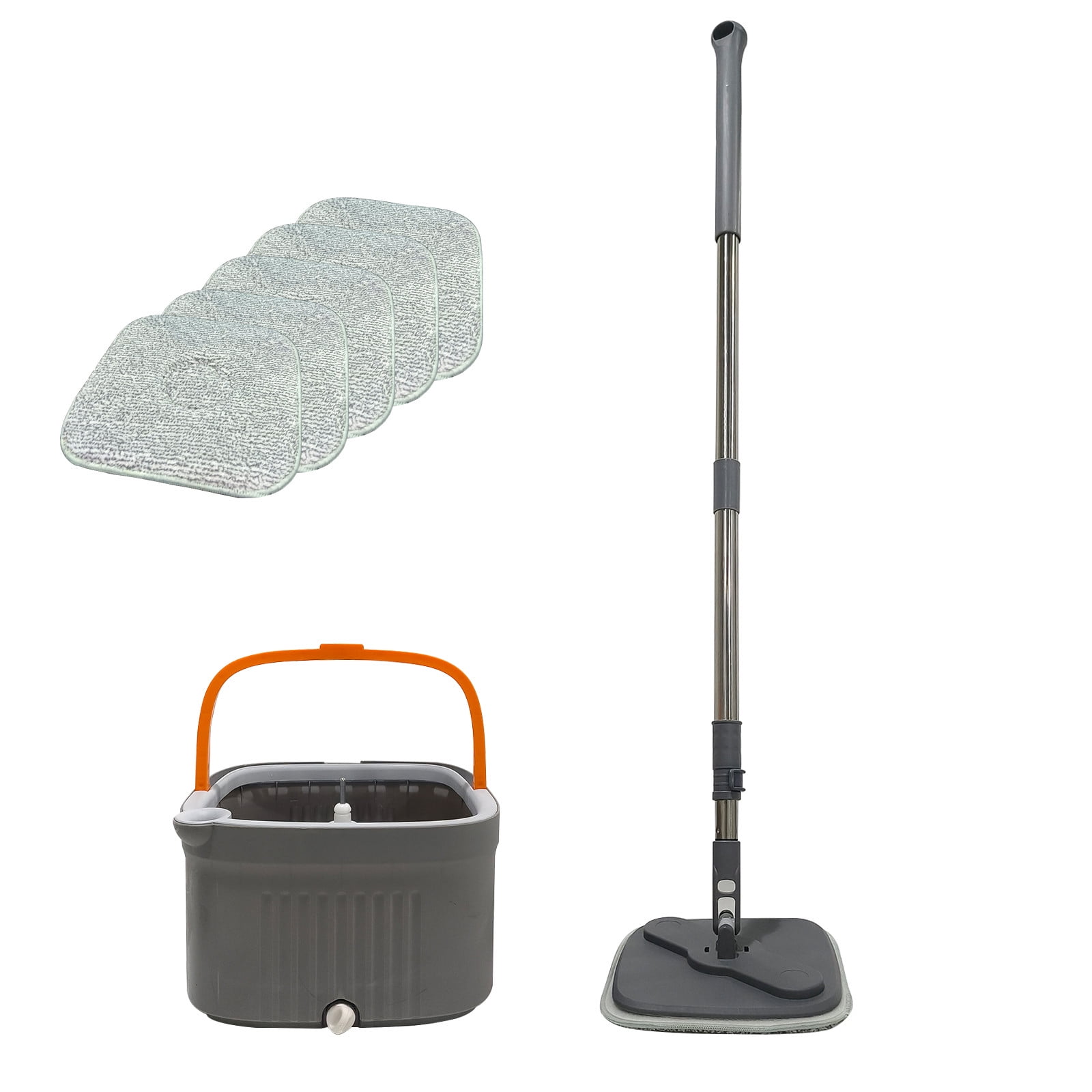 NSESSHome Spin Mop and Bucket Set with Separation Dirty and Clean Water ...