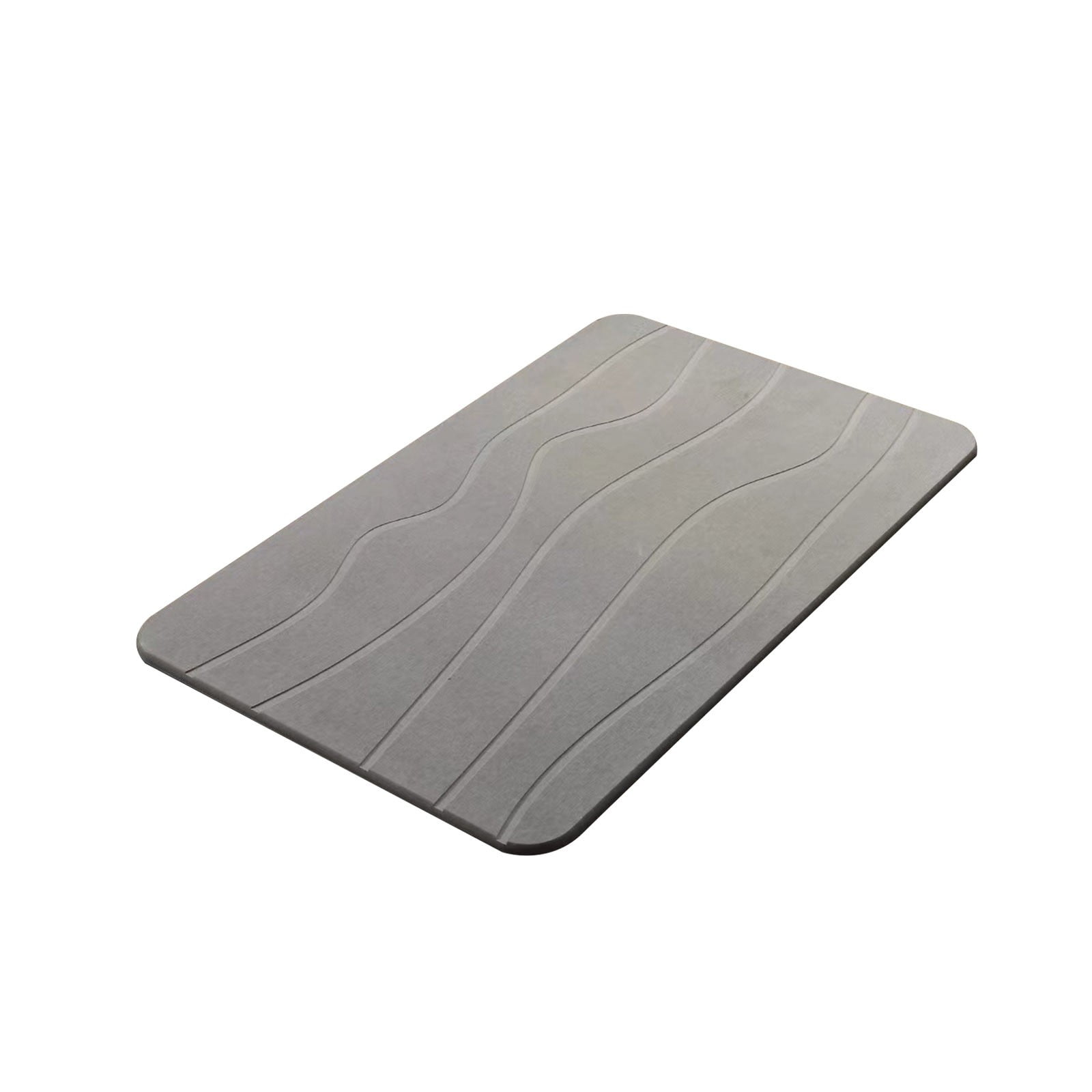 NSESSHome Stone Bath Mat Diatomaceous Earth Bath Mat Non-Slip Super ...