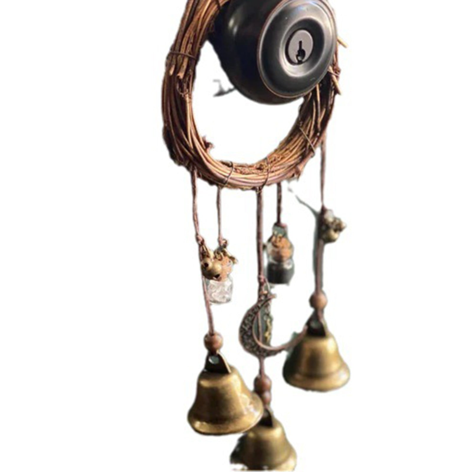 NSESSHome Witch Bells Magical Wind Chimes, Rattan Blessing Bells Wind ...