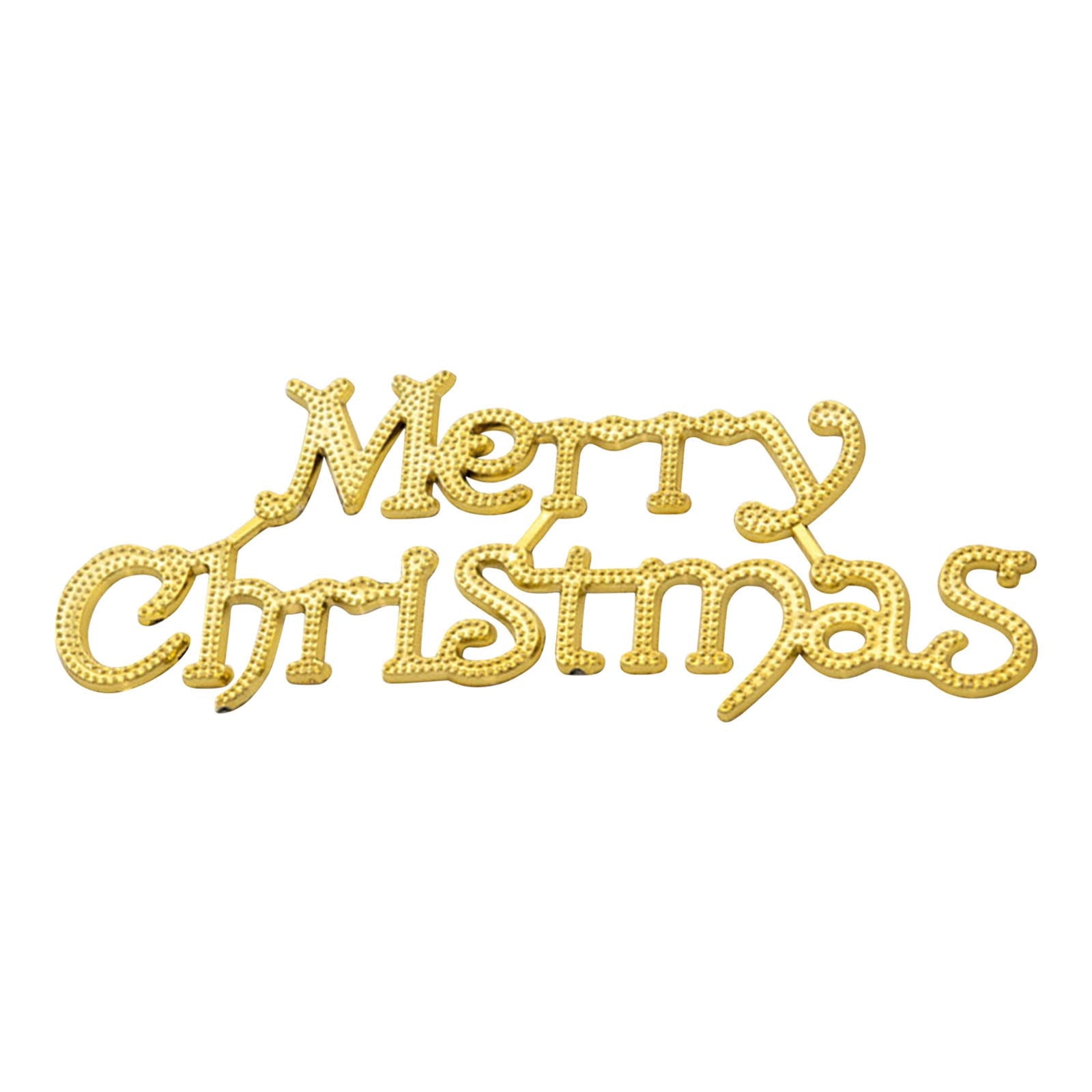 NSESSHome Xmas Cutout Letter Plate Ornaments Rustic Merry Sign ...