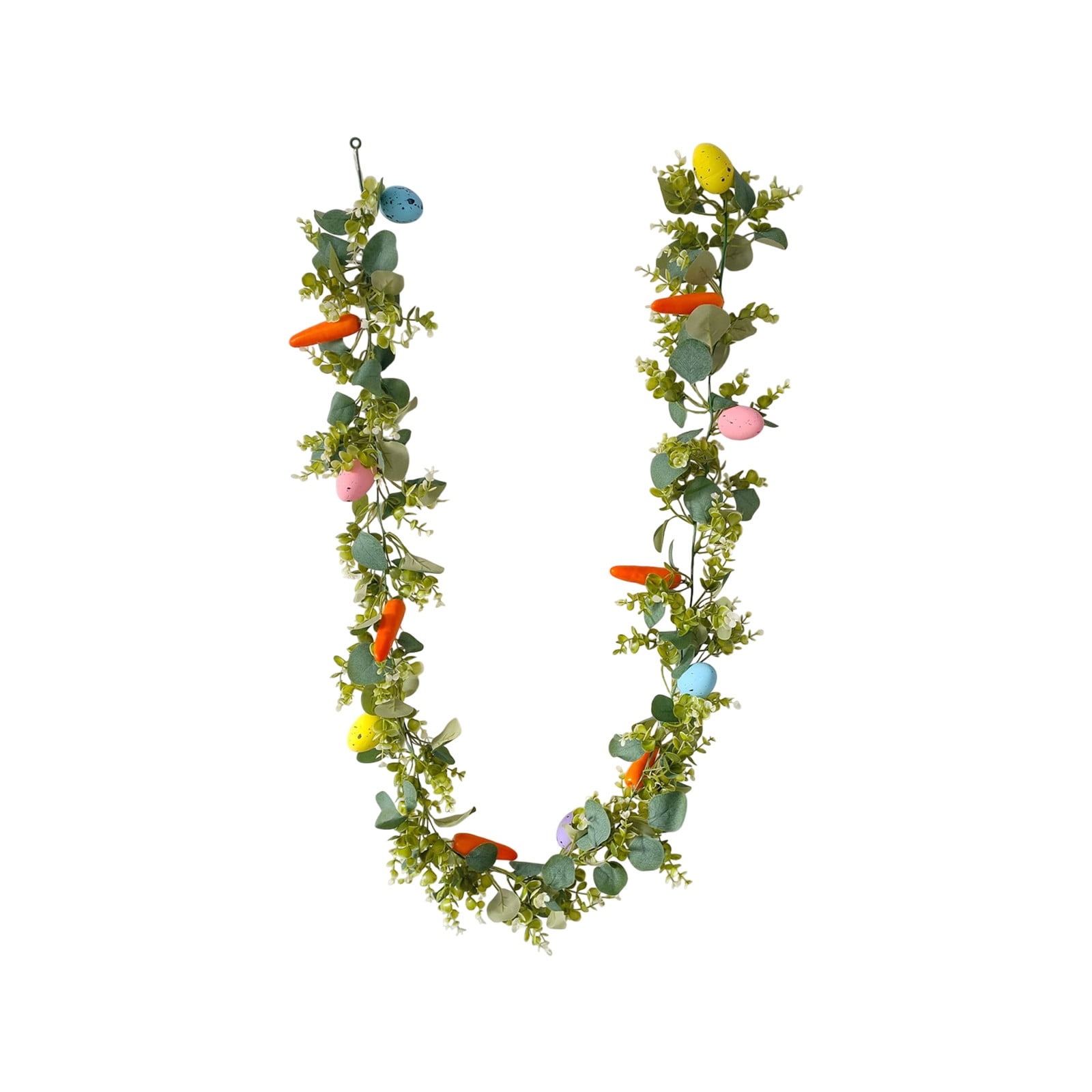 NSESSHome Easter Egg Garland Spring Artificial Easter Colored Egg and ...